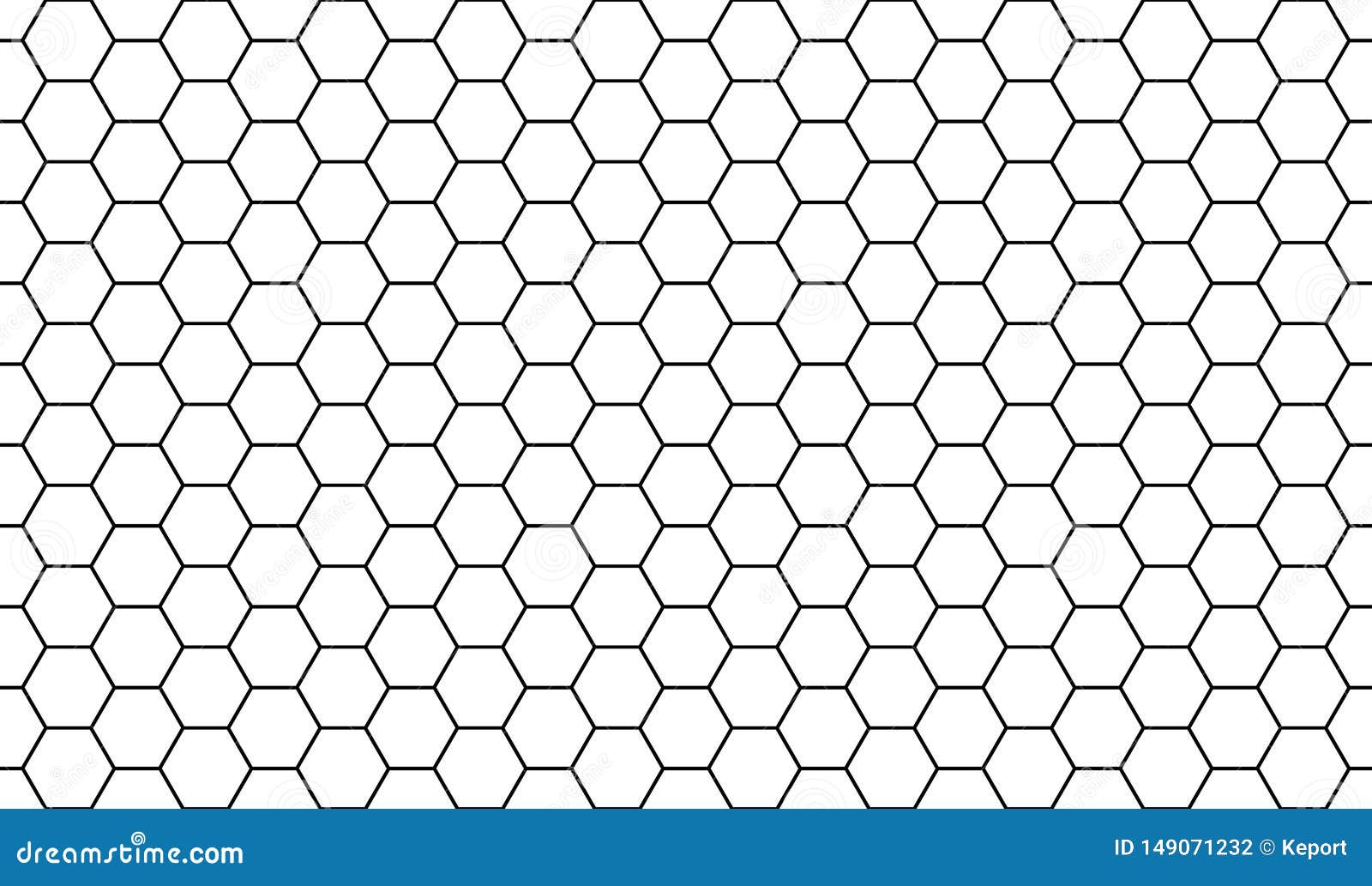 Seamless Hexagon Texture White and Black Stock Illustration ...