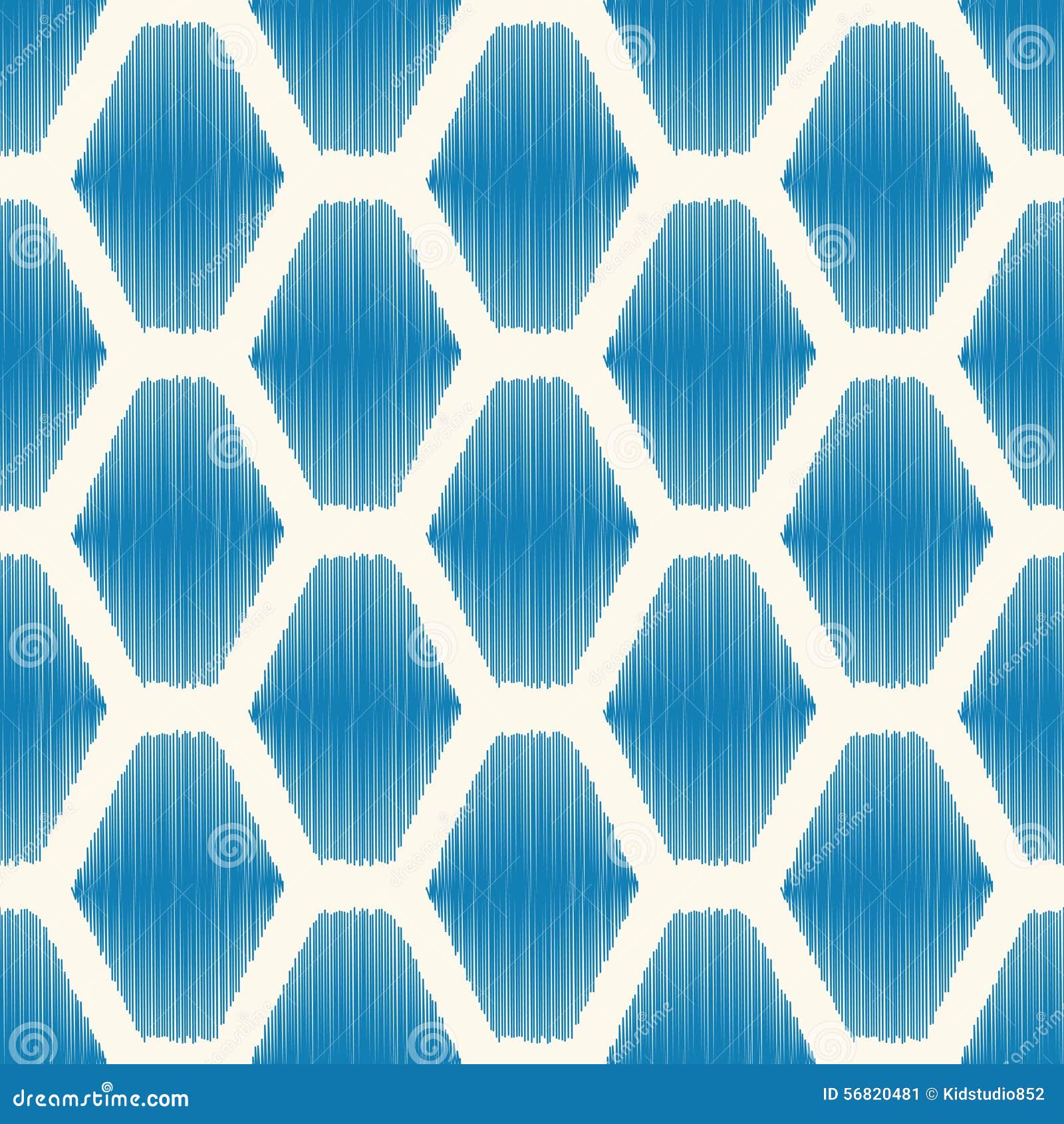 A Seamless Hexagonal And Triangles Inverse Pattern Vector Illustration ...
