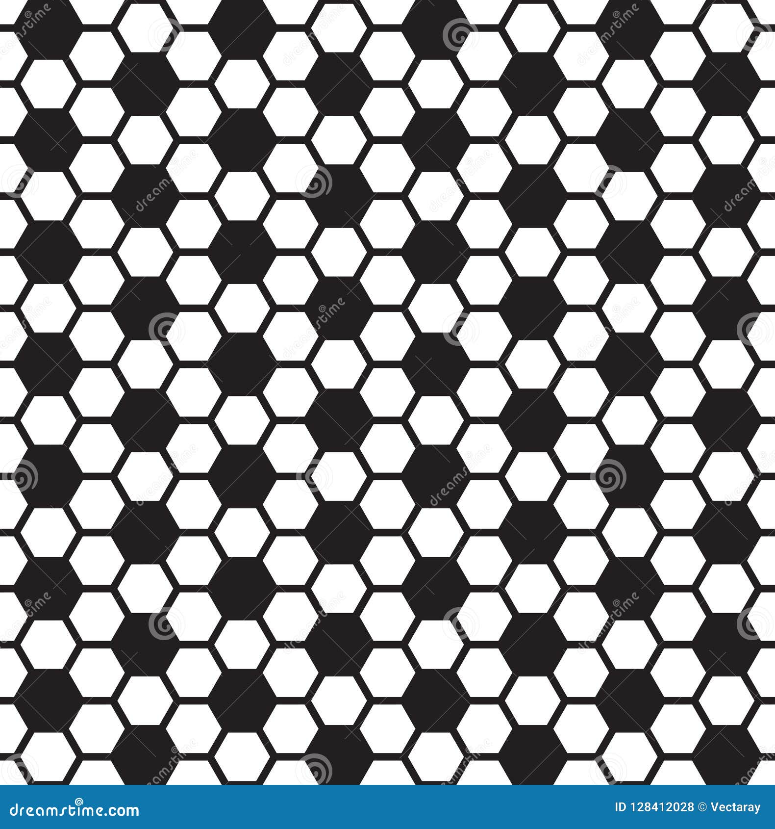 Seamless Hexagonal Honeycomb Pattern Texture Background. Black And ... Seamless Hexagonal Honeycomb Pattern Texture Background. Black And ...