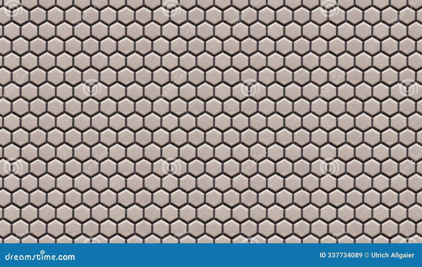 Seamless Hexagonal Tile Pattern In Neutral Tones, Creating A Textured ...