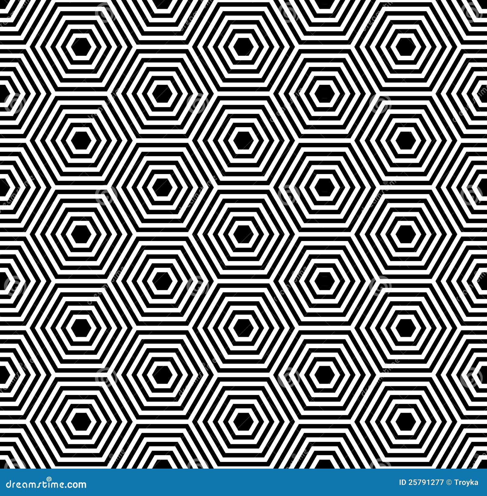 Hexagons Texture. Seamless Geometric Pattern. Vector Illustration ...