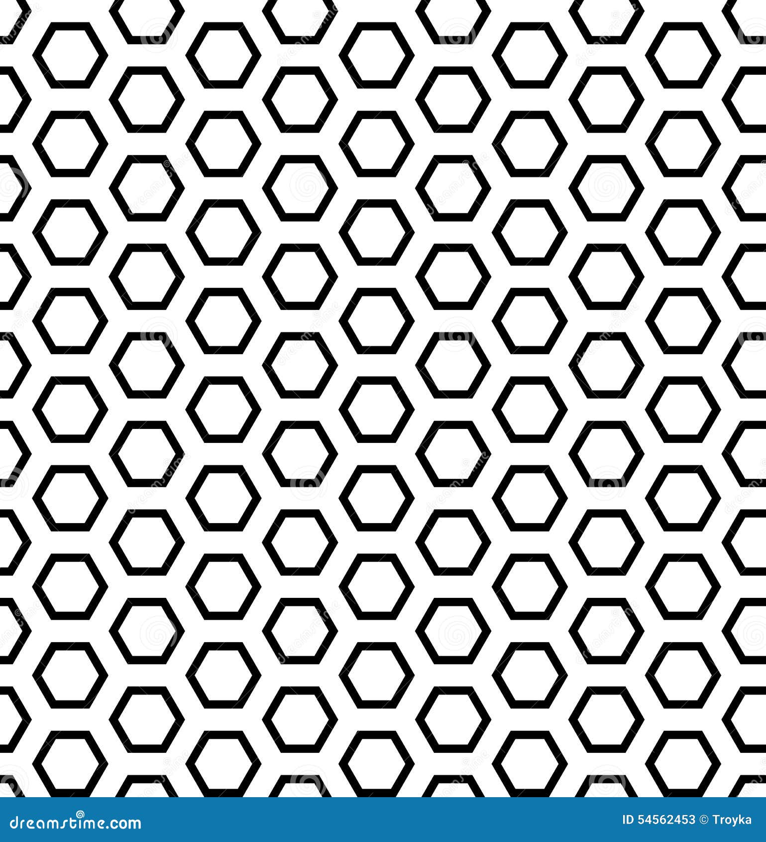 Seamless hexagons texture. stock vector. Illustration of repeatable ...