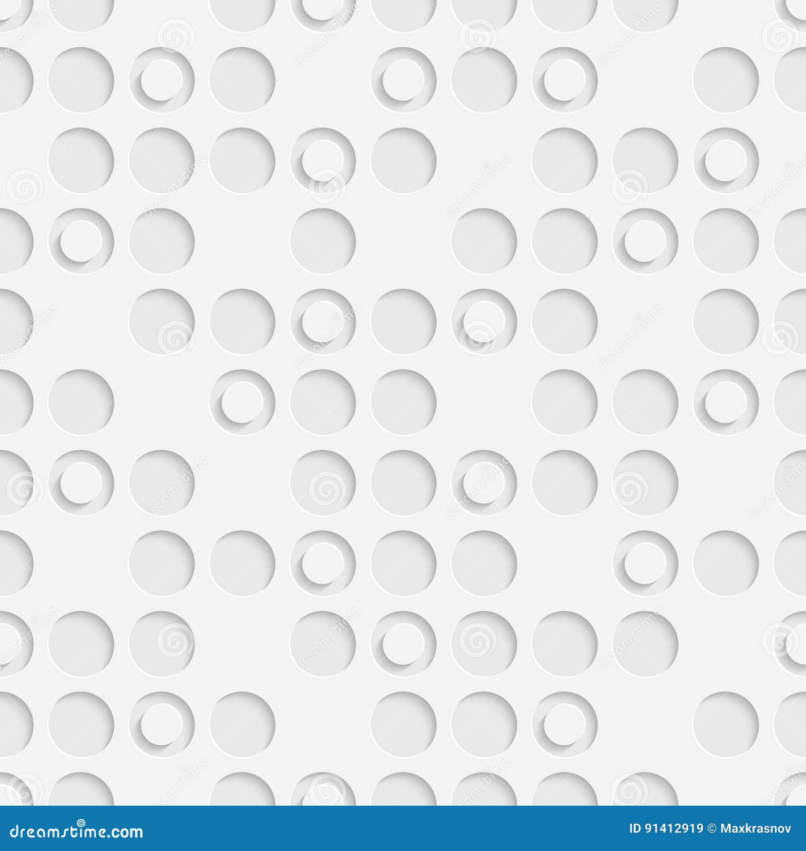 Seamless Hole Pattern stock vector. Illustration of modern - 91412919