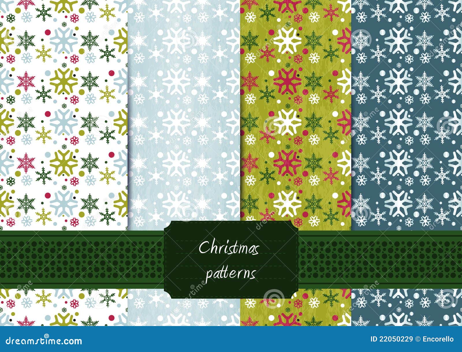 Seamless holiday patterns stock illustration. Illustration of backdrop ...