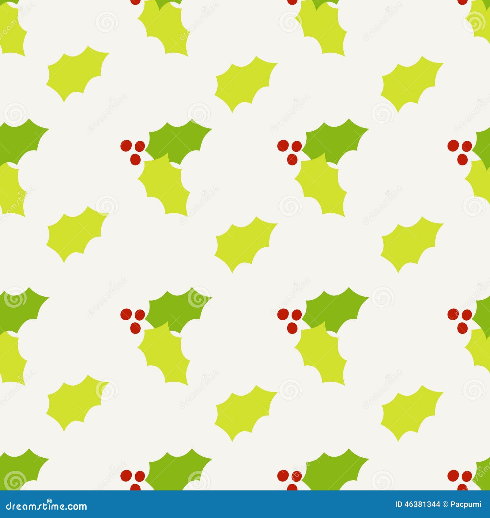 Seamless Holly Wallpaper Pattern Royalty-Free Stock Photo ...