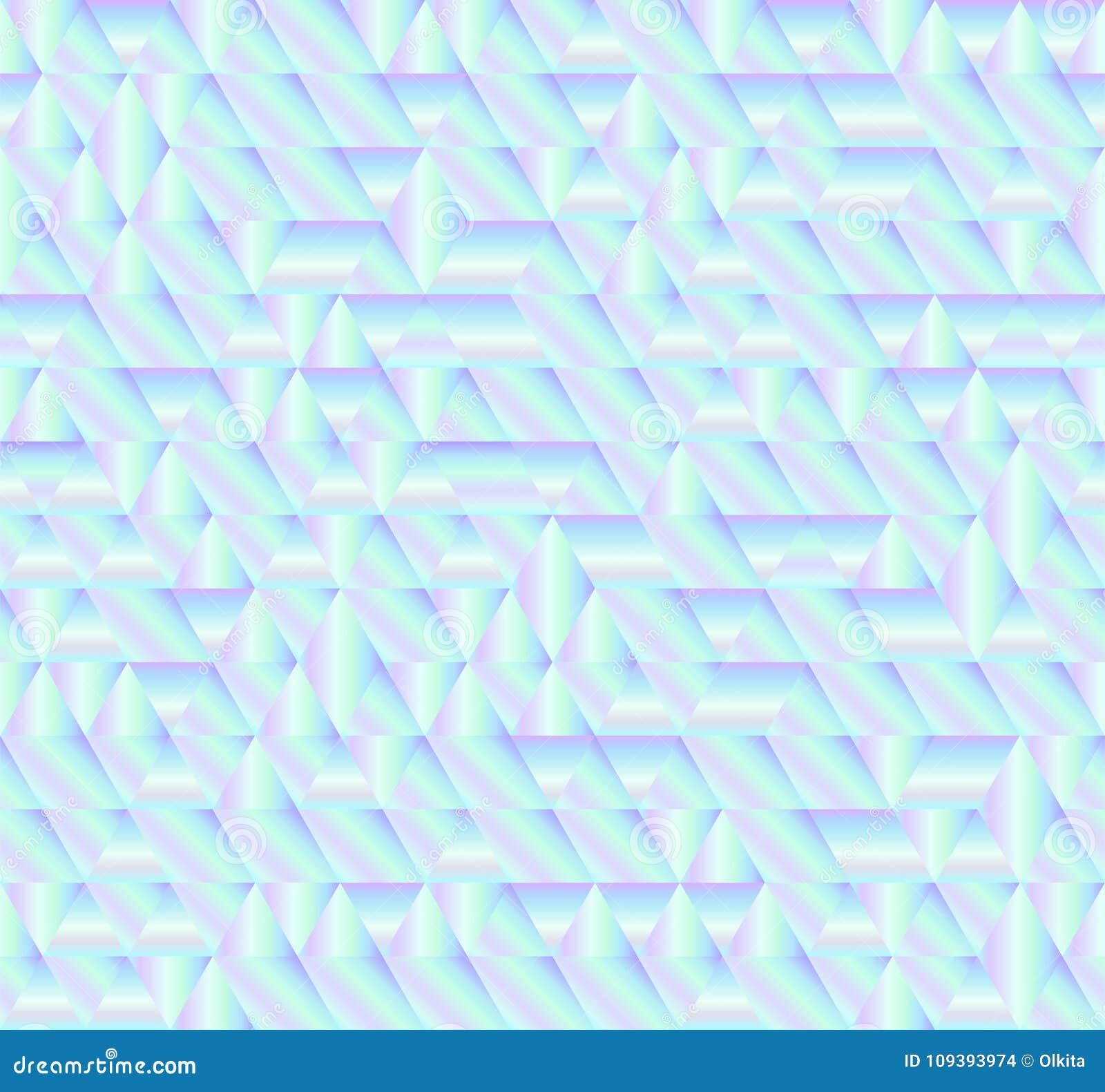 Seamless Holographic Abstract Pattern. Geometric Print Composed of ...