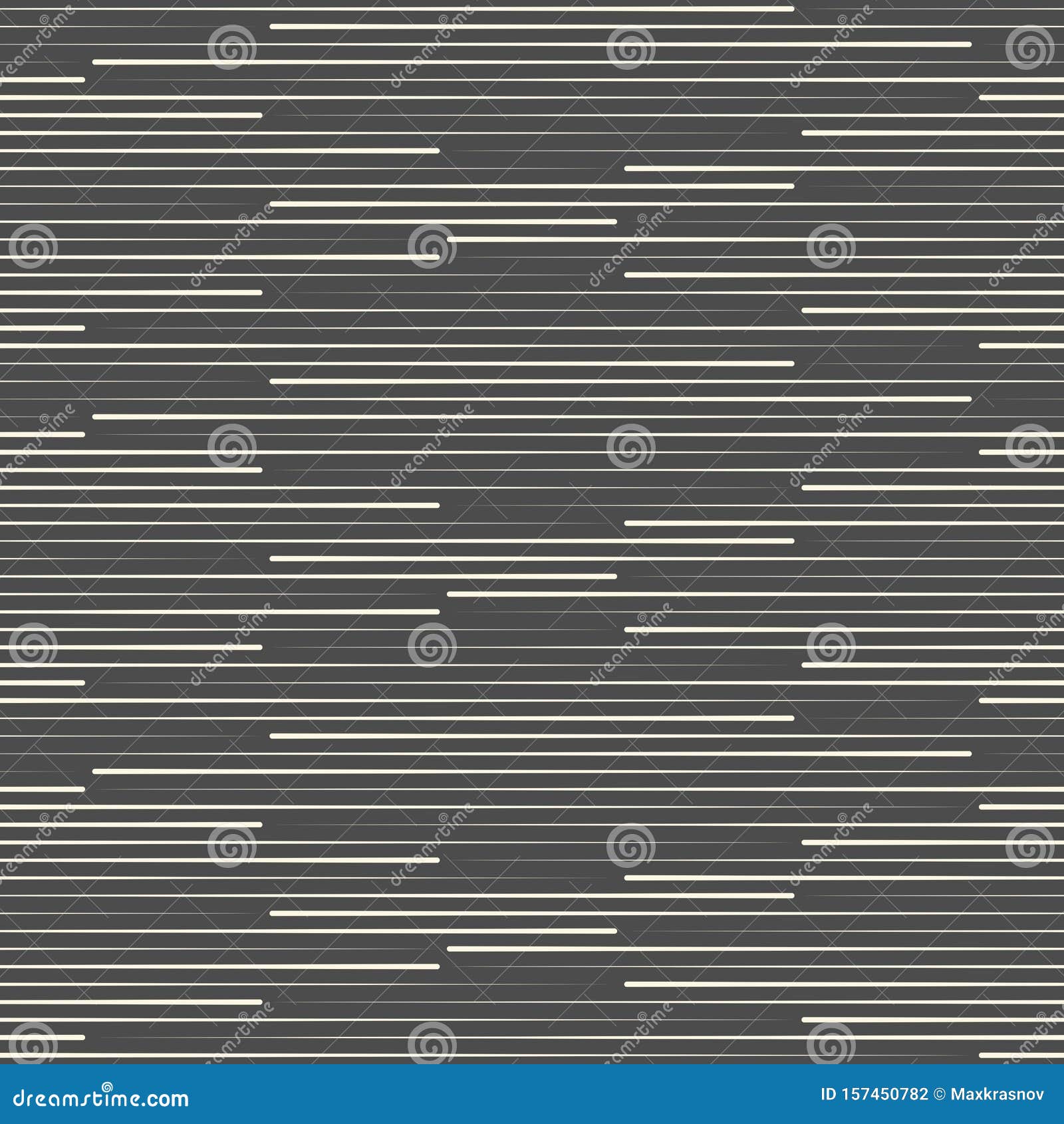 Seamless Horizontal Line Background. Vector Halftone Pattern Stock ...