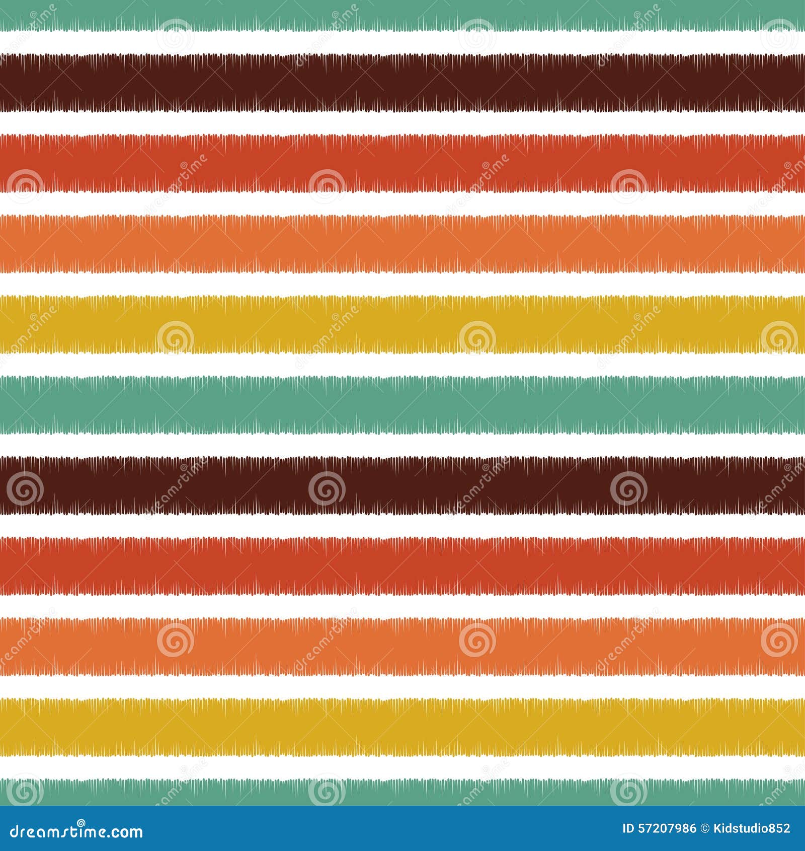 Seamless Horizontal Stripes Pattern Stock Vector - Illustration of ...