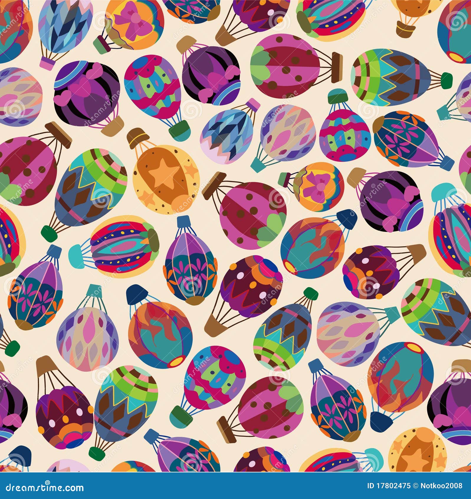 Balloon Pattern Vector Illustration | CartoonDealer.com #9070706