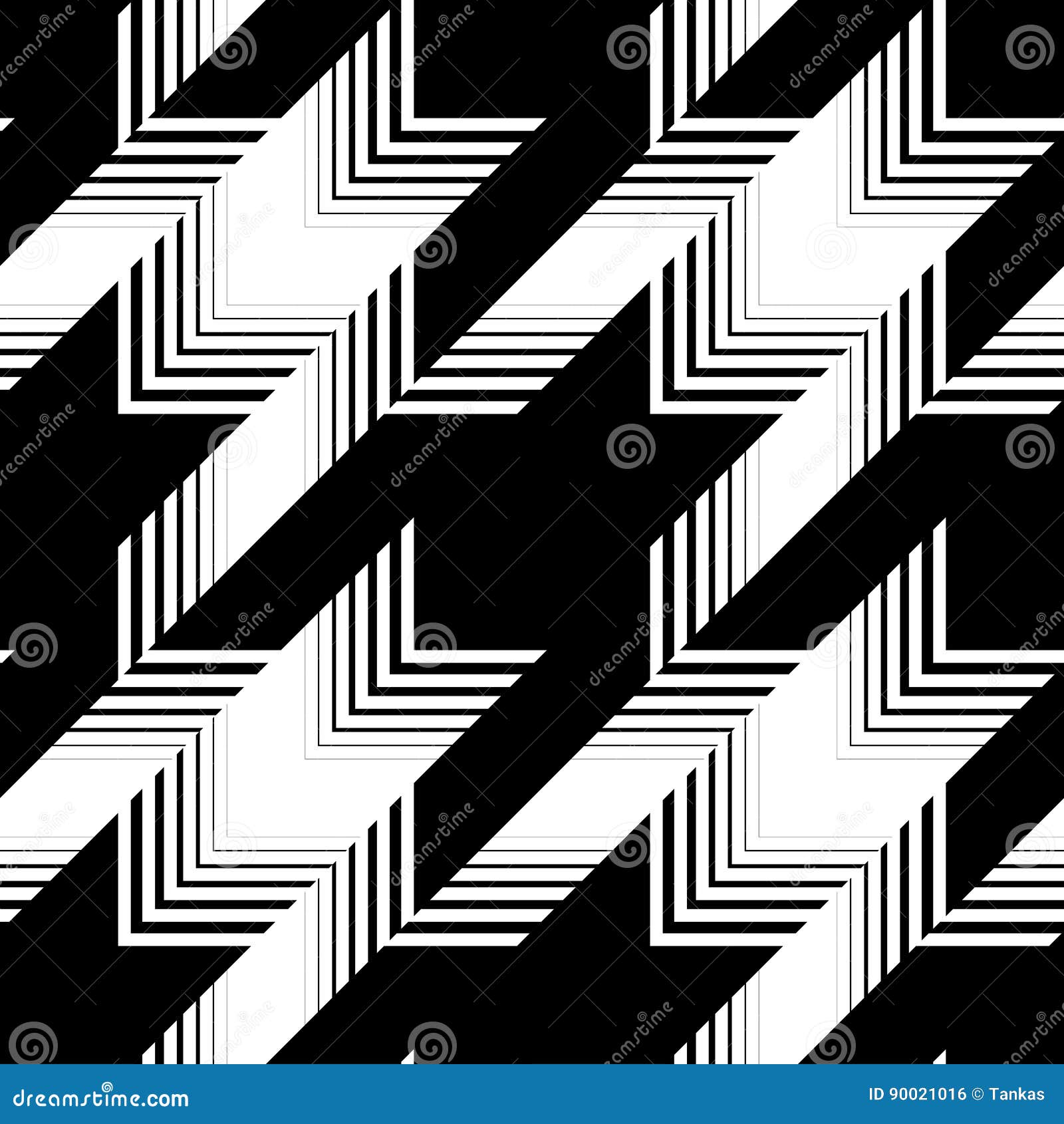 Seamless Hounds-tooth Pattern Stock Vector - Illustration of pattern ...