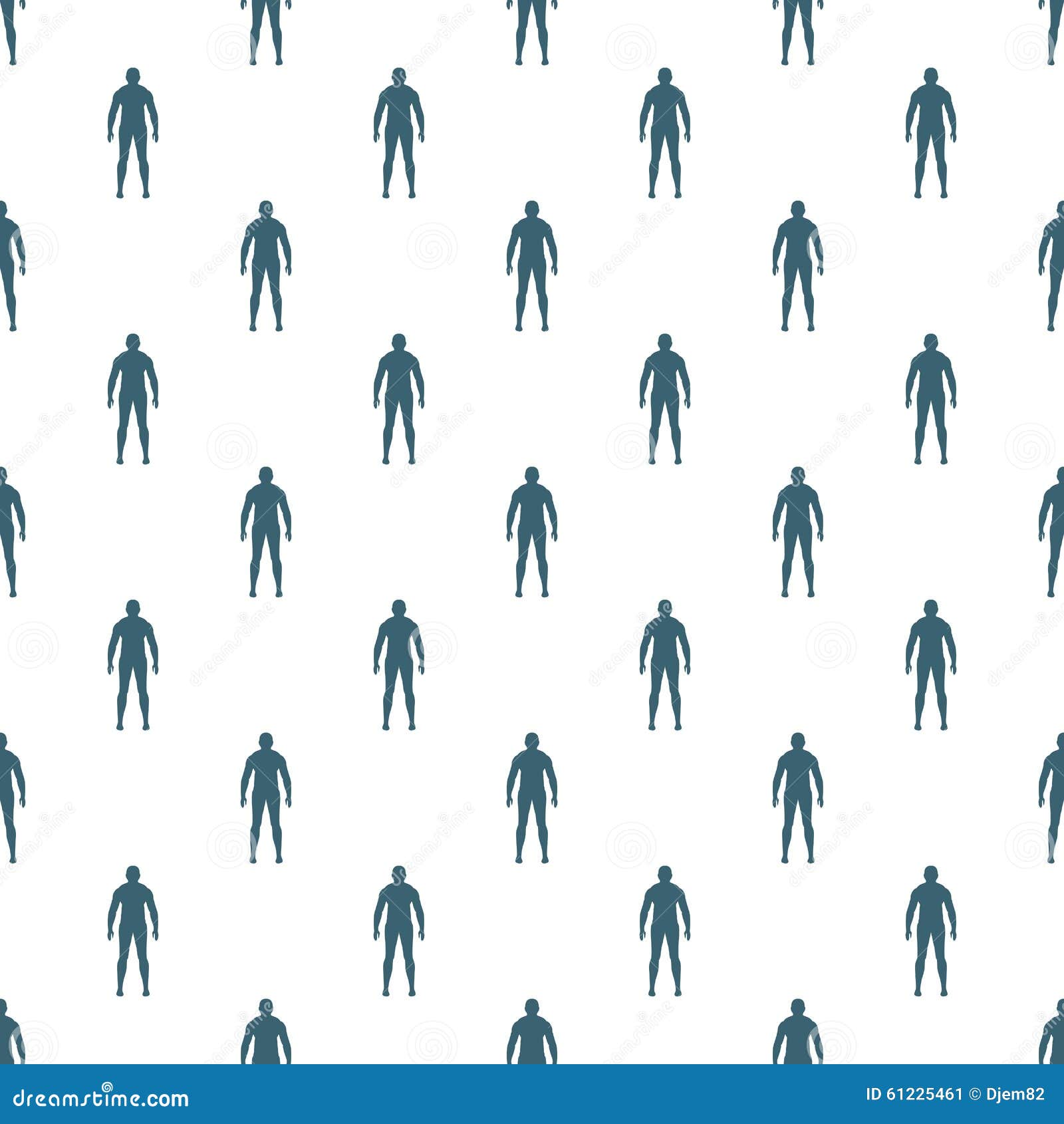 Seamless human background stock vector. Illustration of ancient - 61225461