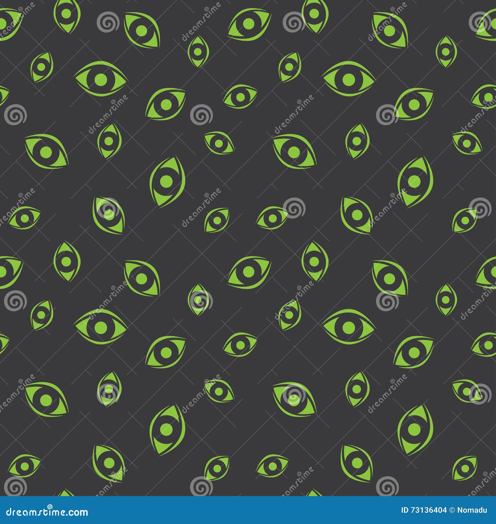 Seamless Human Eye Art Pattern Stock Vector - Illustration of circle ...