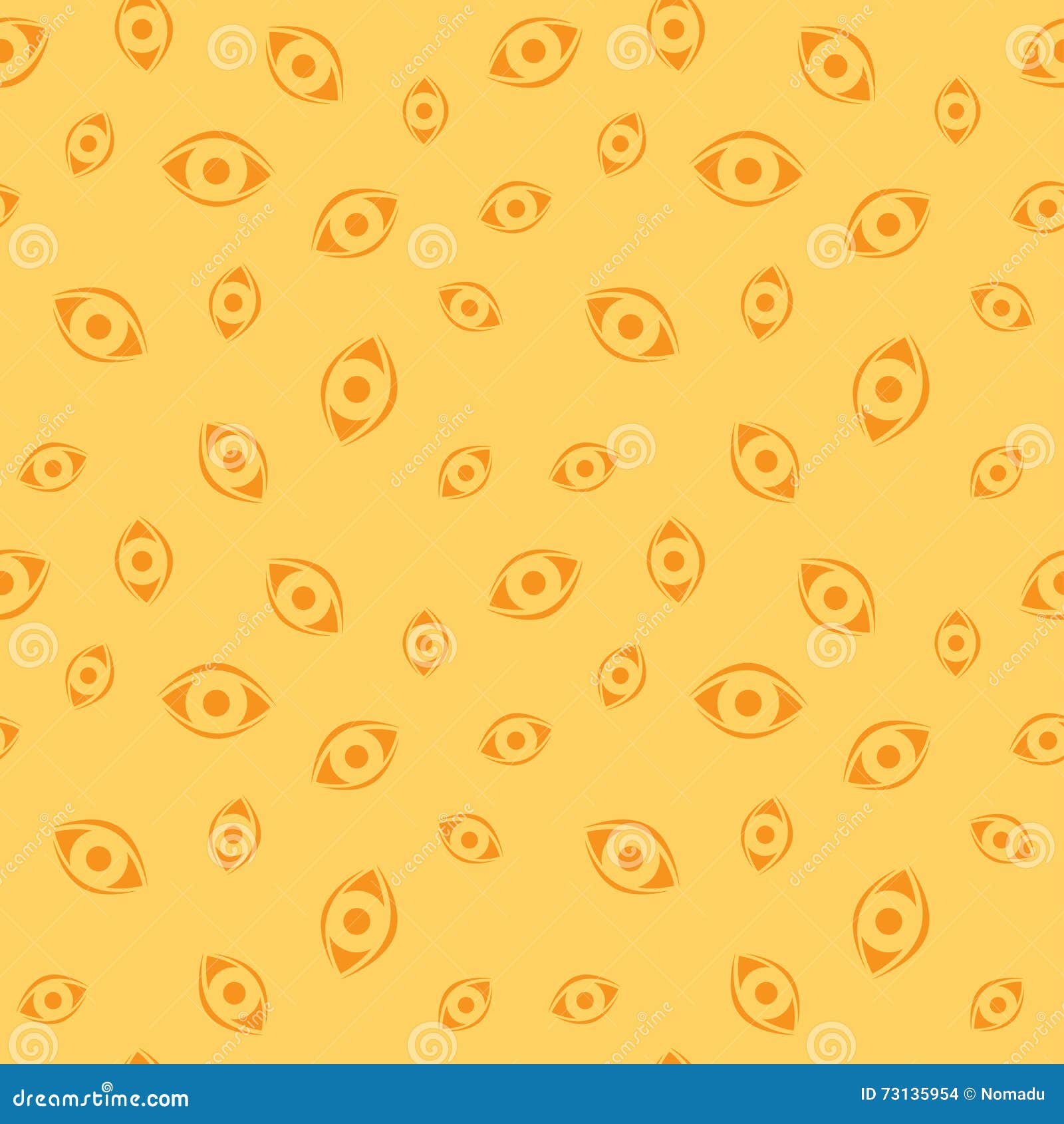 Seamless Human Eye Decorative Background Stock Vector - Illustration of ...