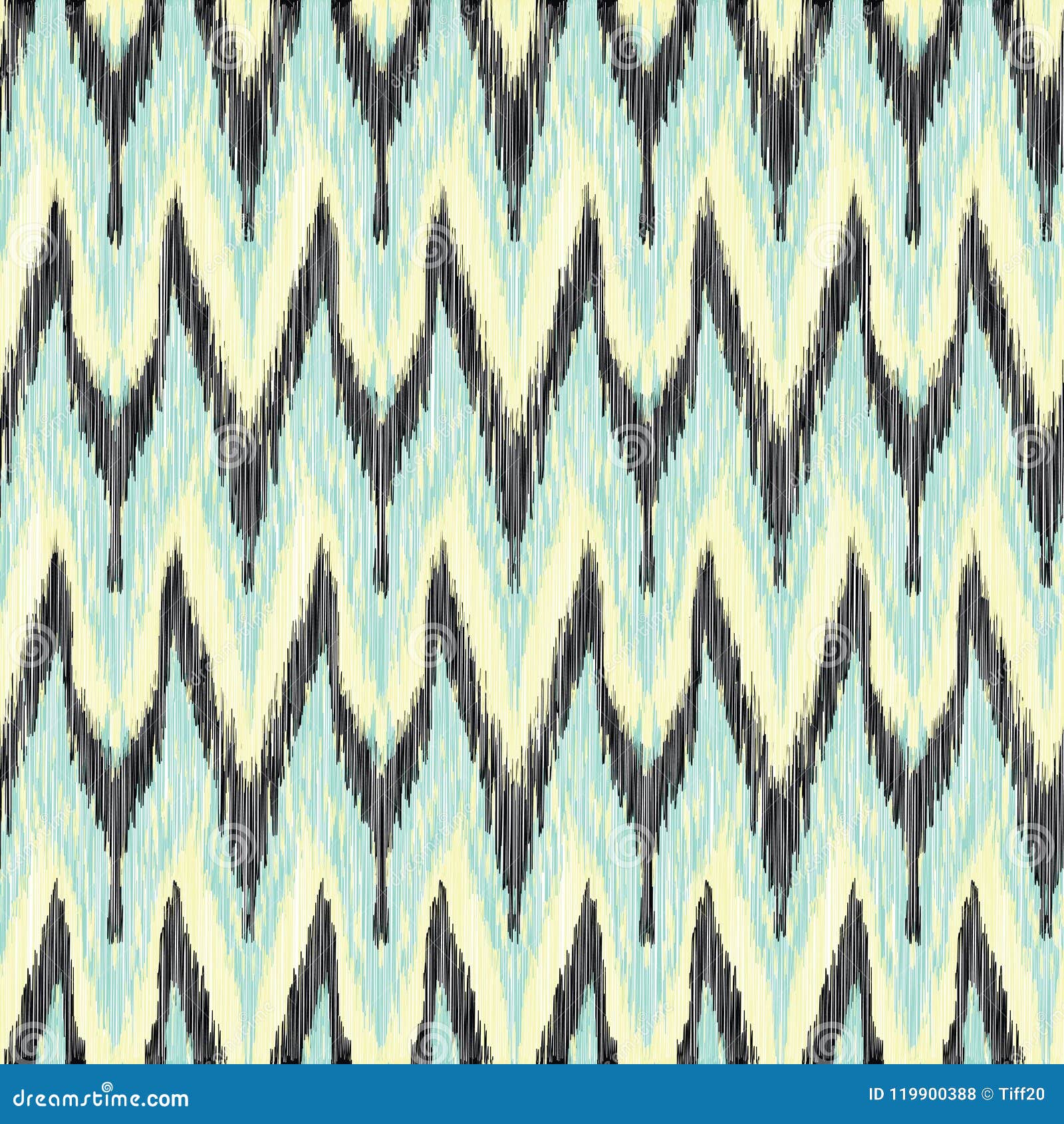 Seamless Ikat Pattern. Abstract Background Stock Vector - Illustration ...