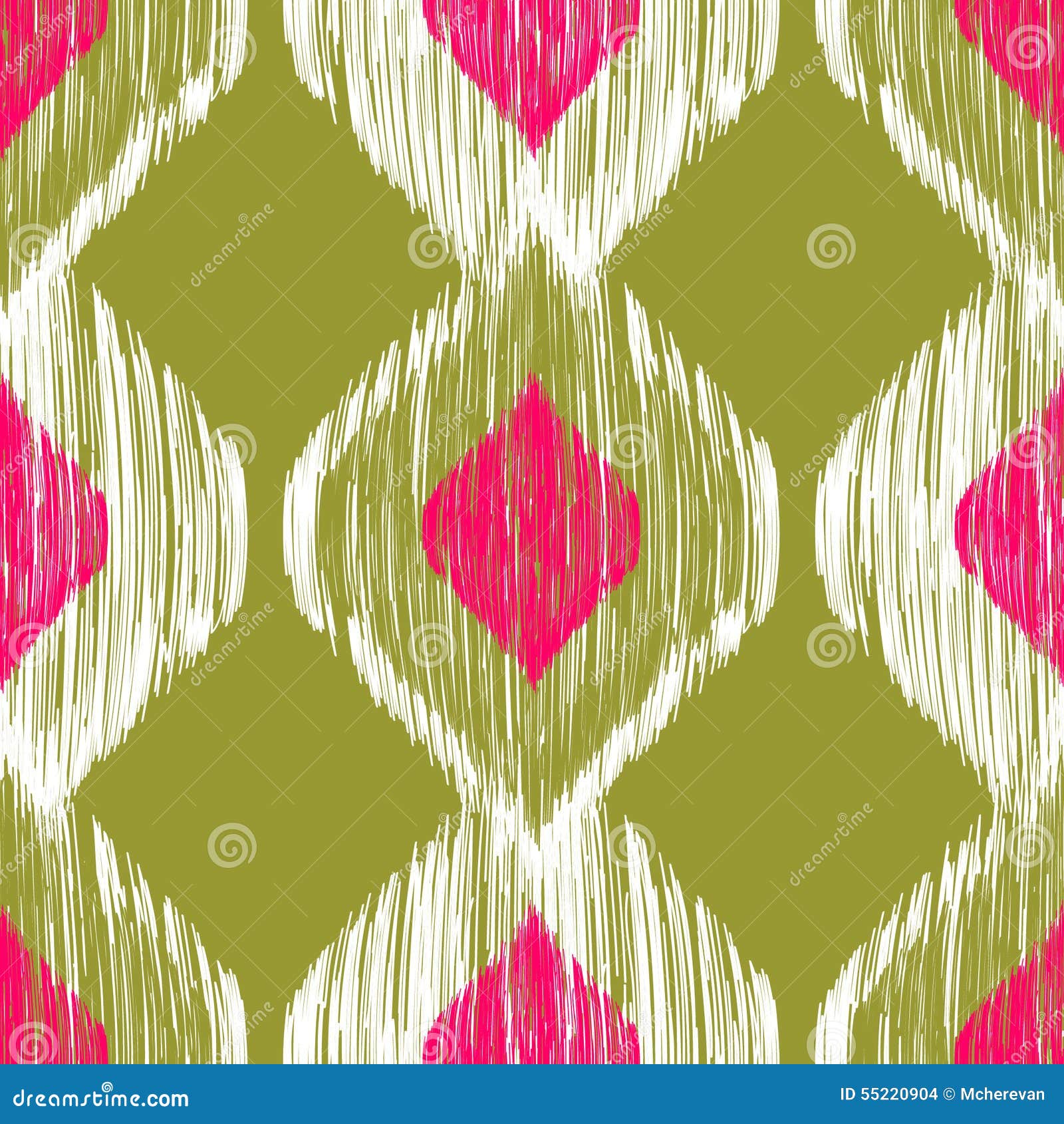 Ikat Tribal Background Ikat Seamless Pattern Tribal Background Royalty