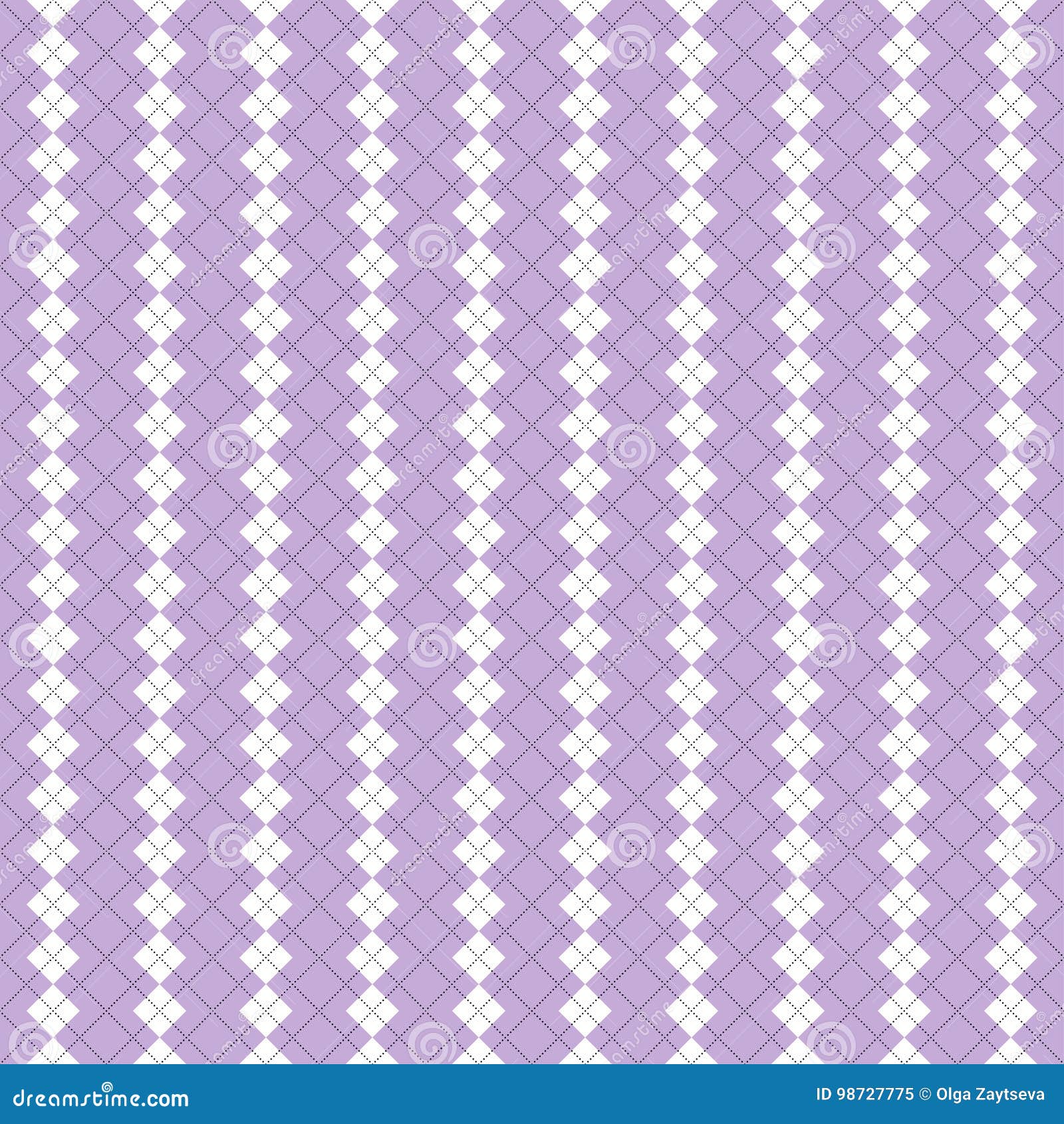 Seamless Illustrated Argyle Pattern Stock Illustration - Illustration ...