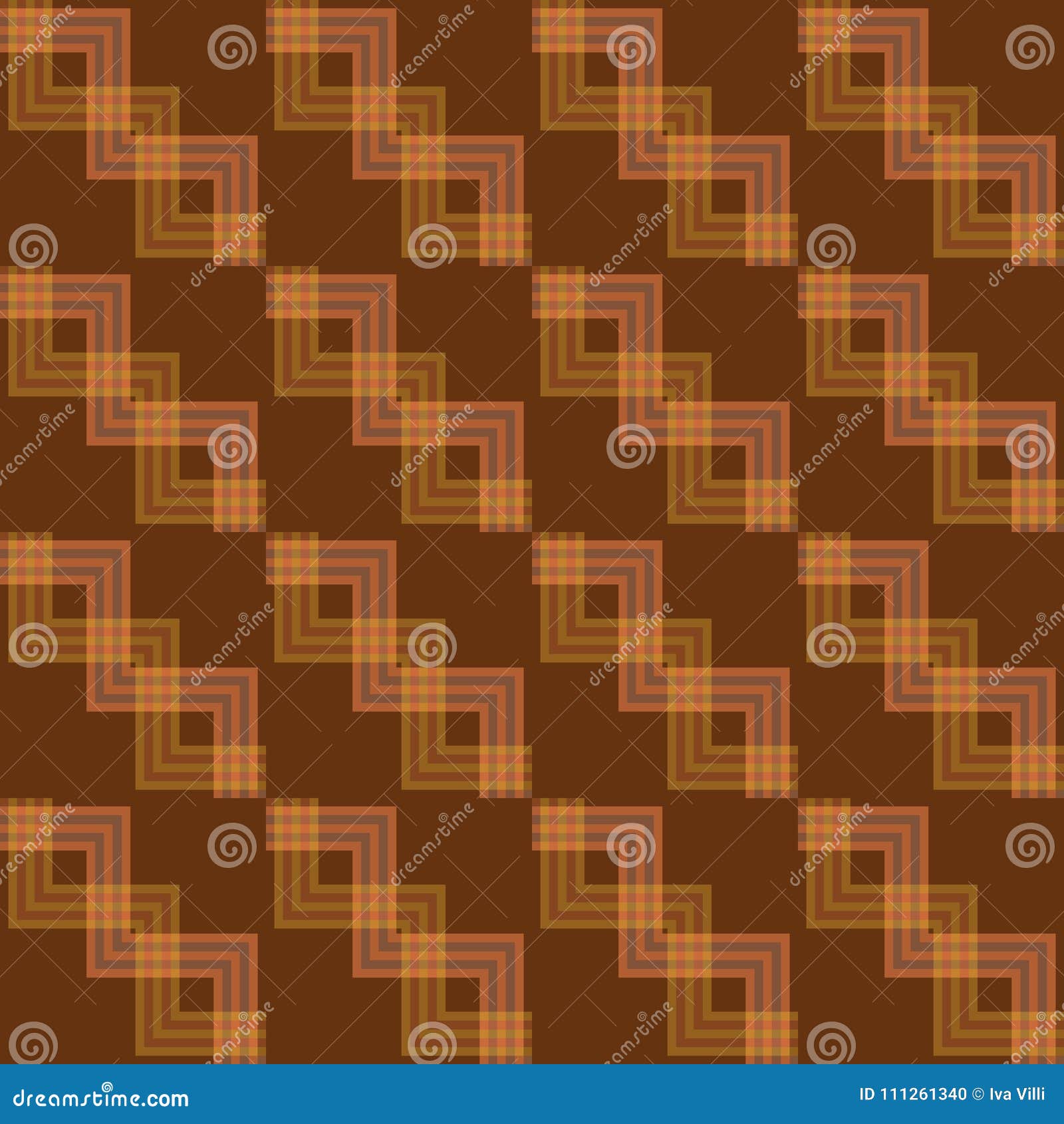 Seamless pattern stock vector. Illustration of checkered - 111261340