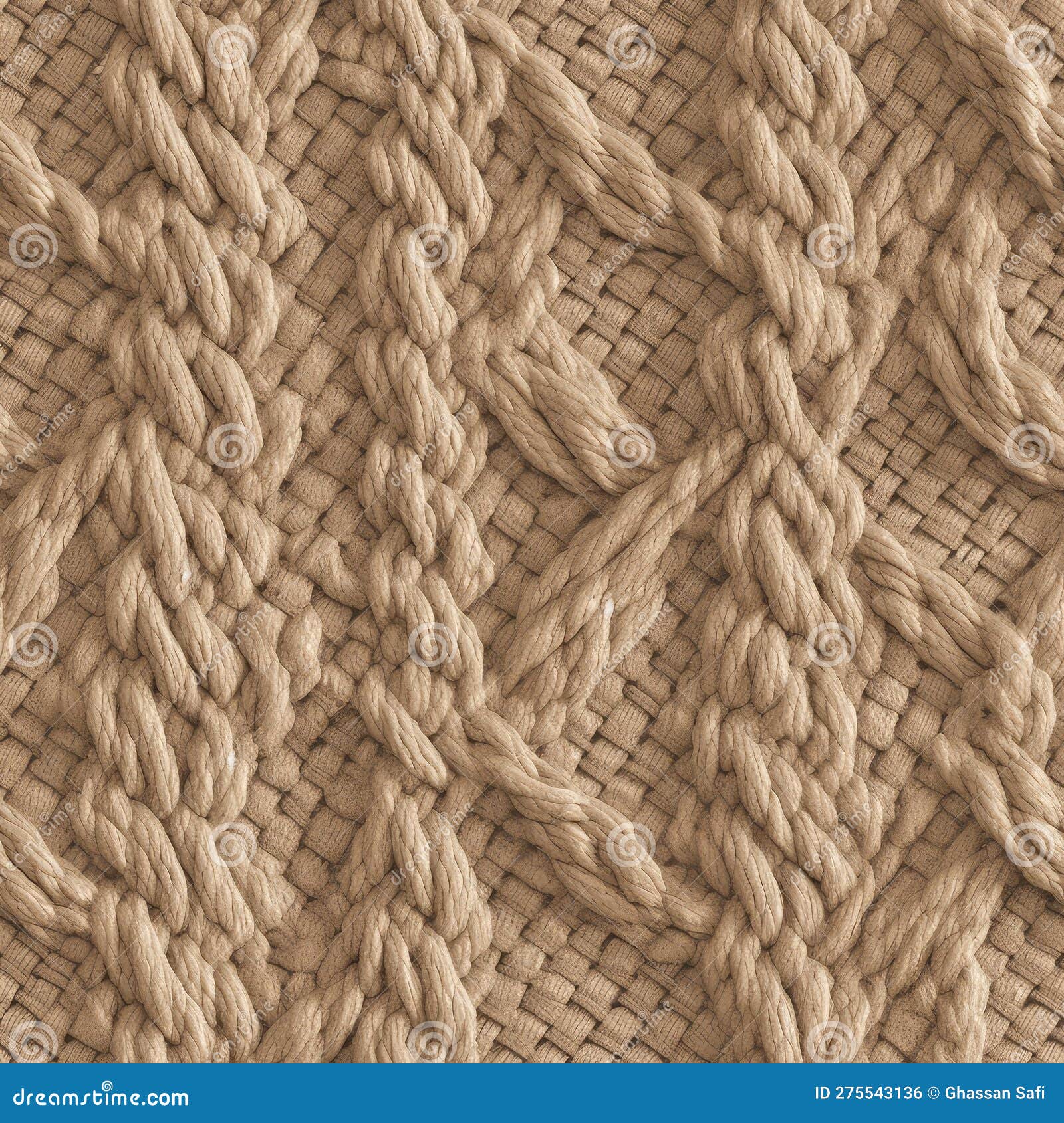 A Seamless Beige Cloth Pattern Stock Illustration - Illustration of ...