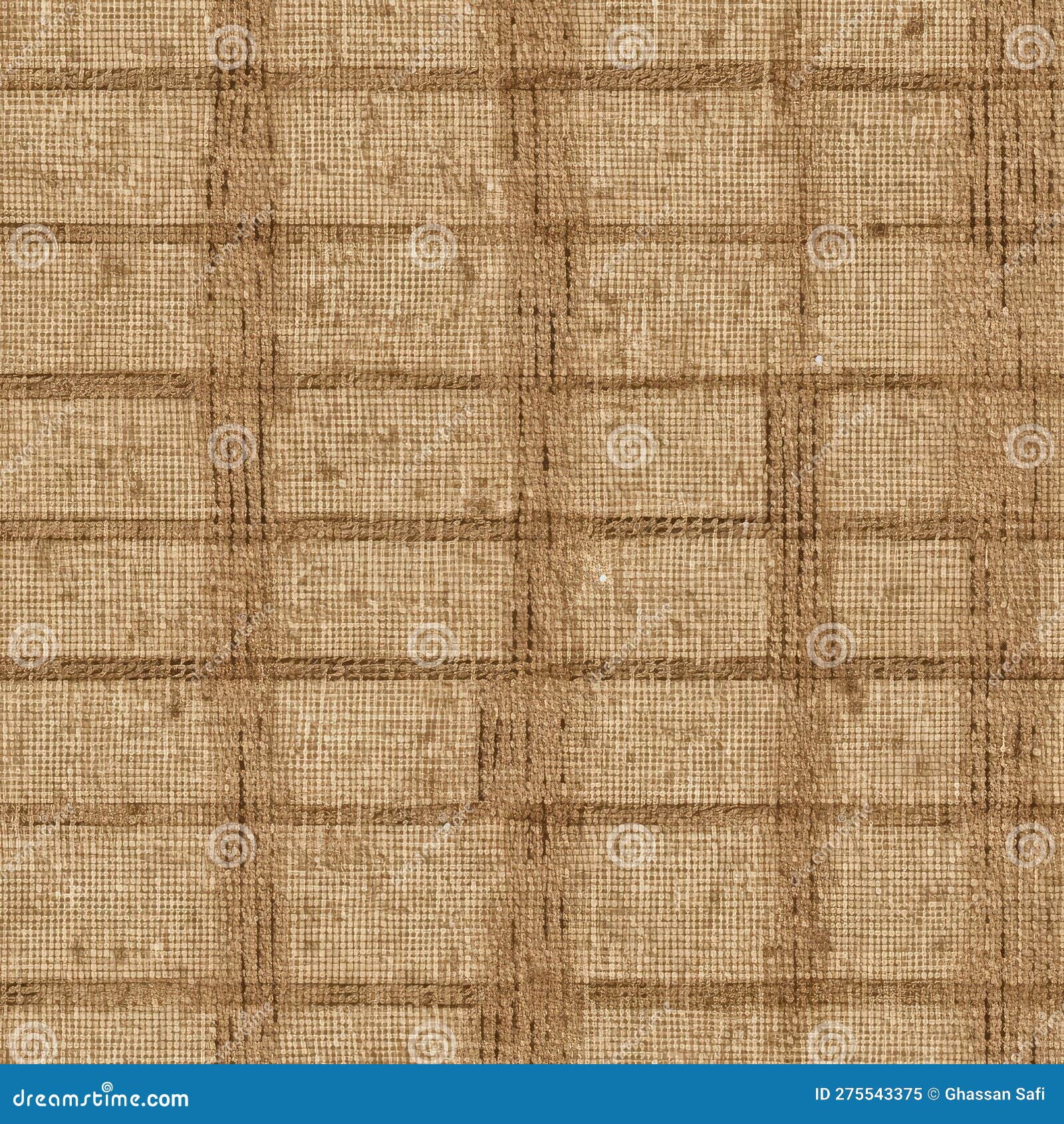 A Seamless Beige Cloth Pattern Stock Illustration - Illustration of ...