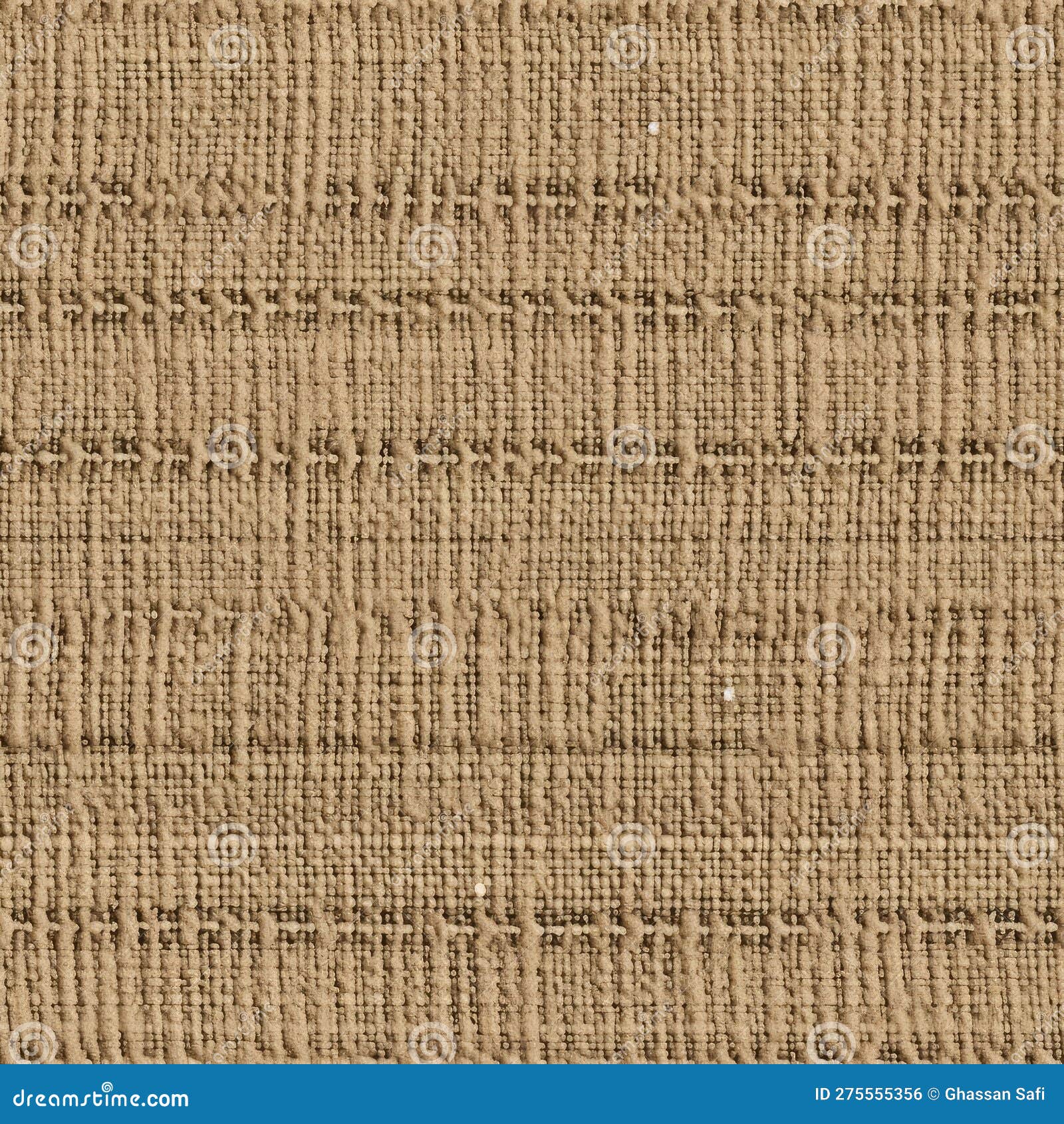 A Seamless Beige Cloth Pattern Stock Illustration - Illustration of ...