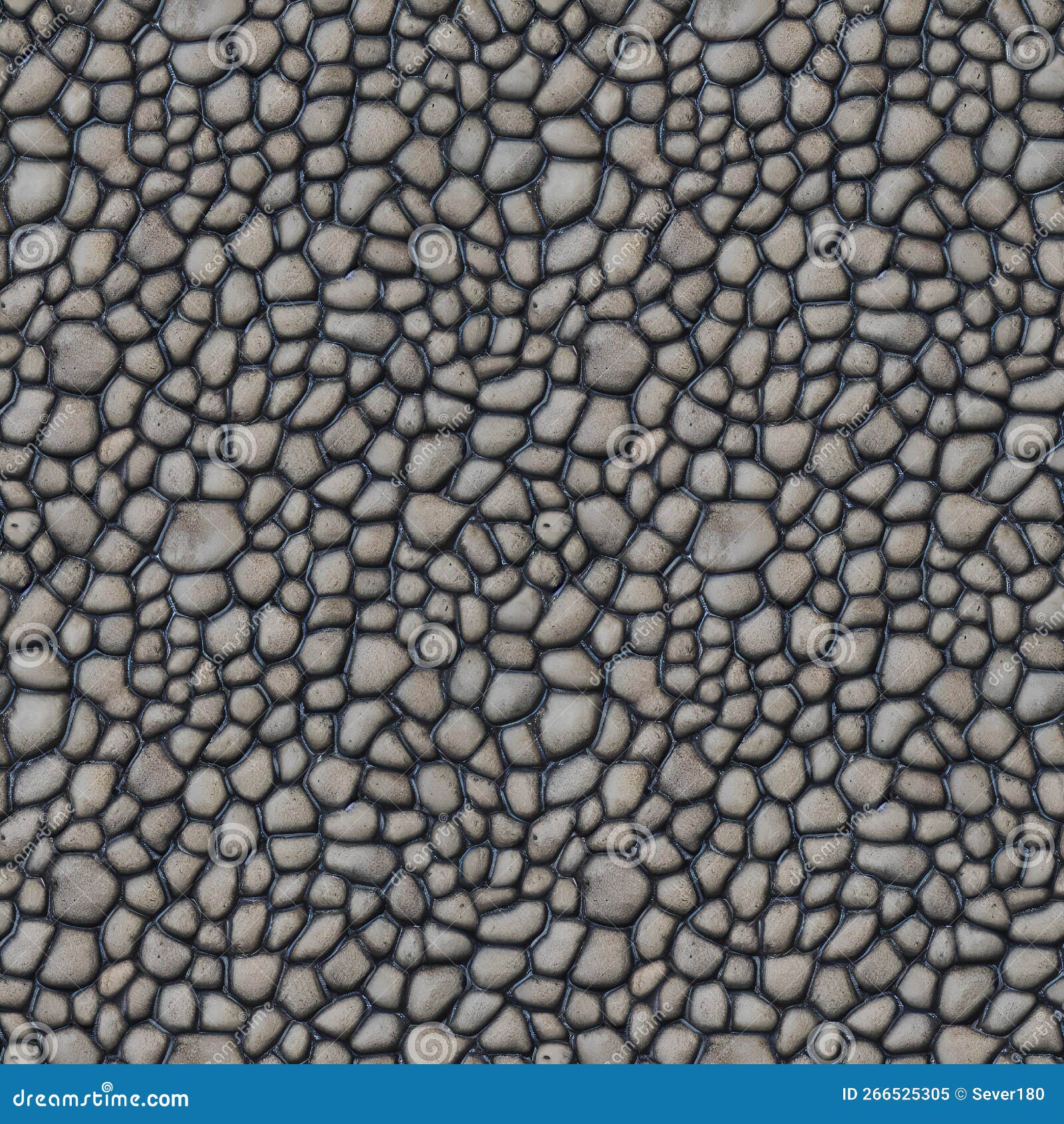 Seamless Illustration. Ceramic Tile Surface Imitating Pebbles Stock ...