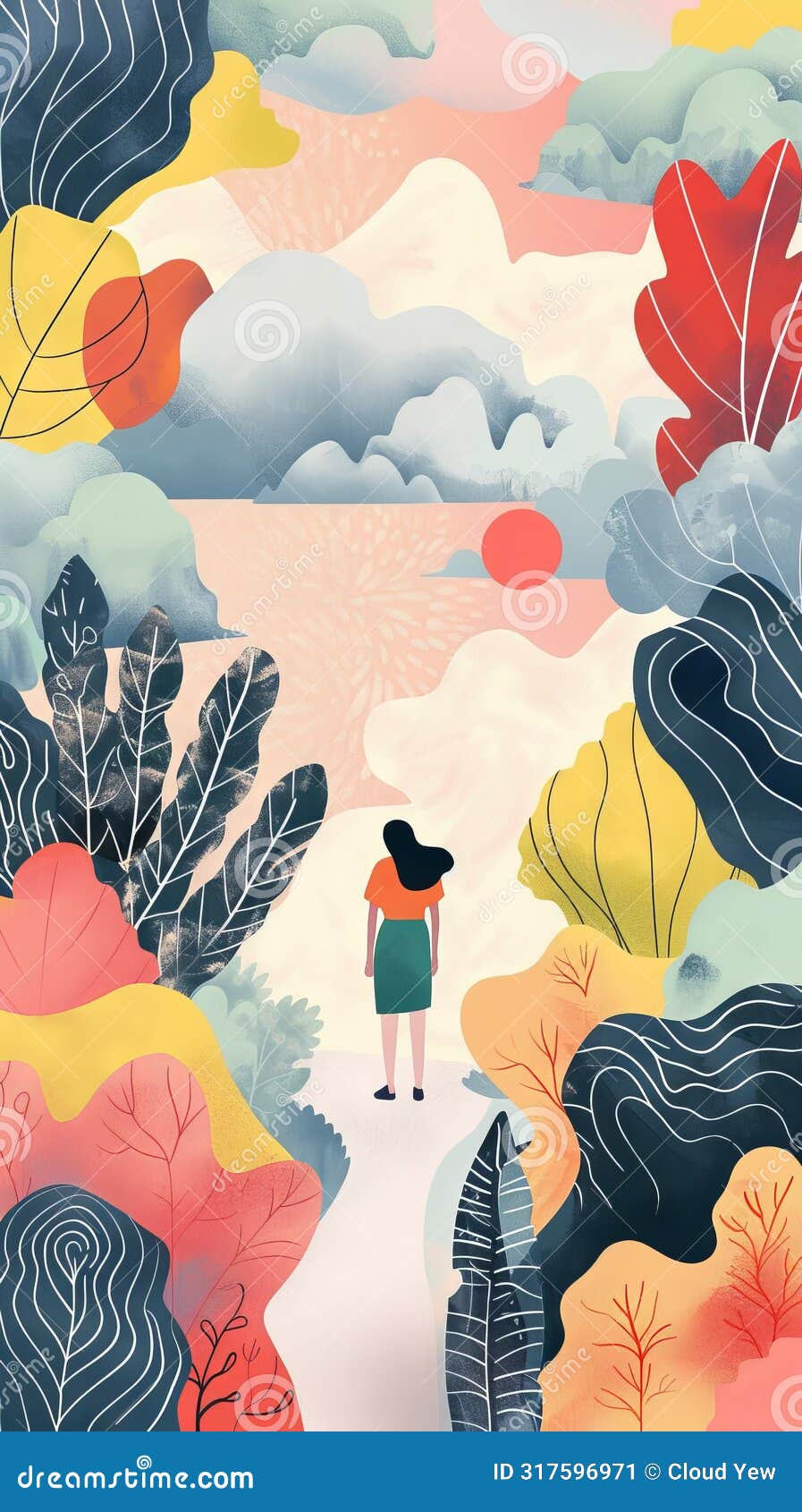 Seamless Illustration for Cohesive Visuals Stock Illustration ...