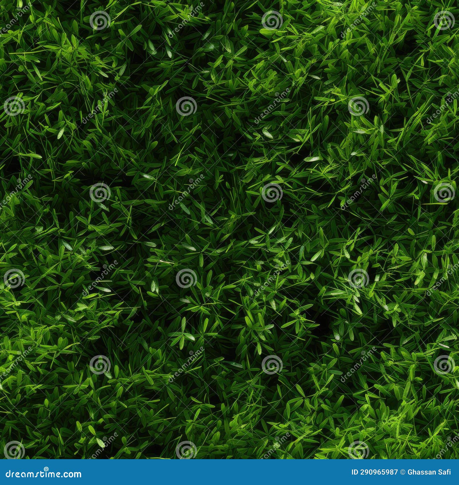A Seamless Pattern of Green Grass Lawn Stock Illustration ...