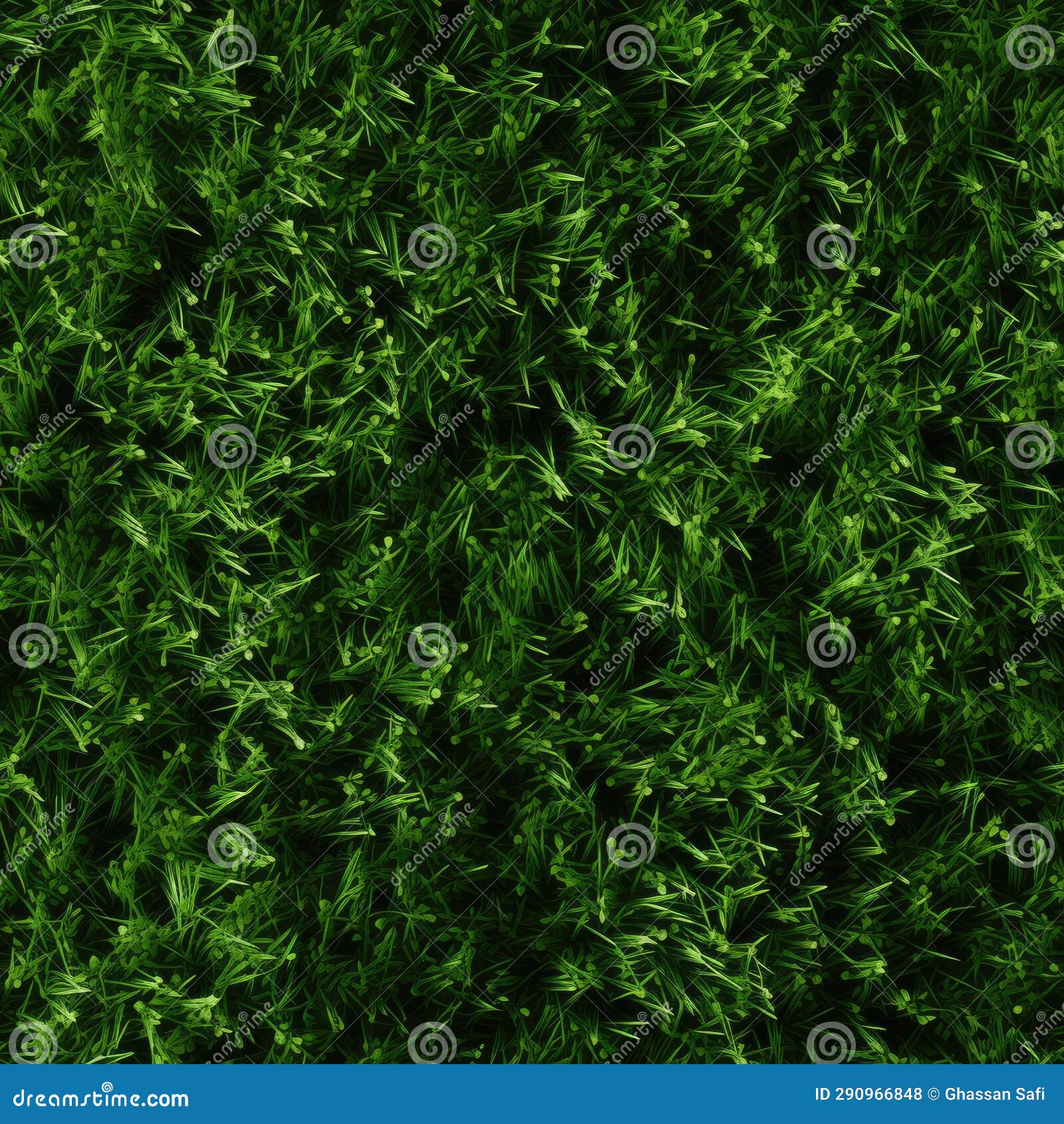 A Seamless Pattern of Green Grass Lawn Stock Illustration ...
