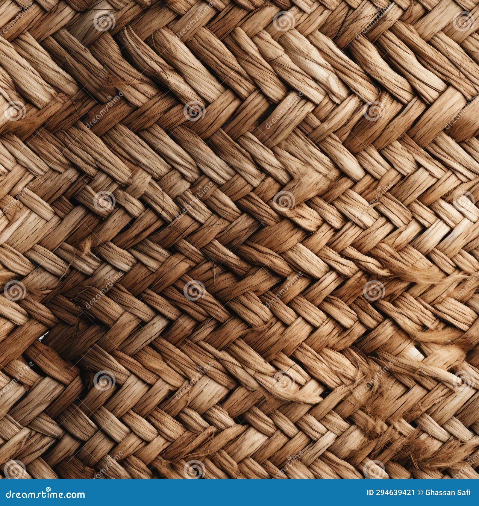 Hay Interweaved Seamless Pattern Illustration Stock Illustration ...