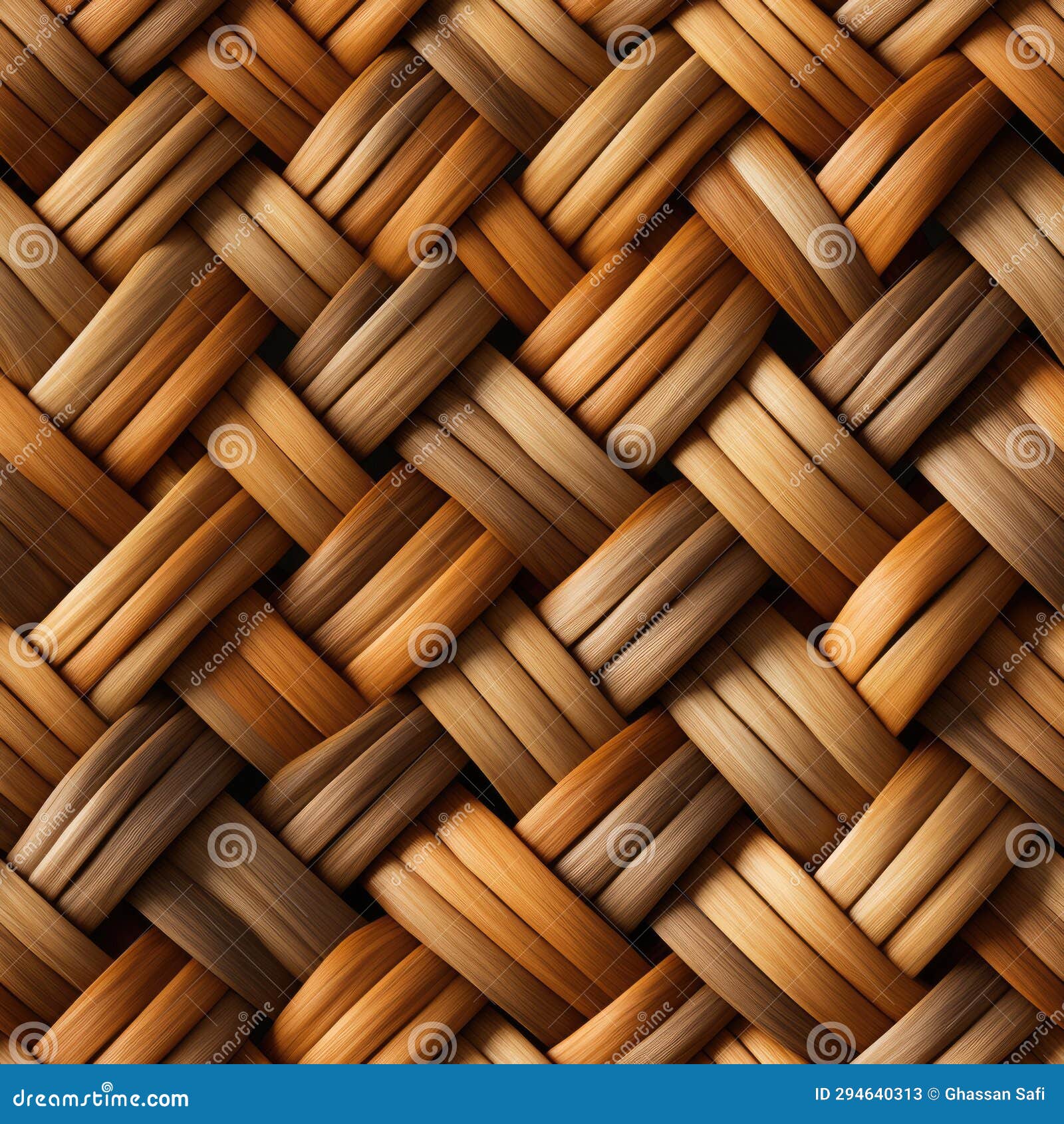 Hay Interweaved Seamless Pattern Illustration Stock Illustration ...