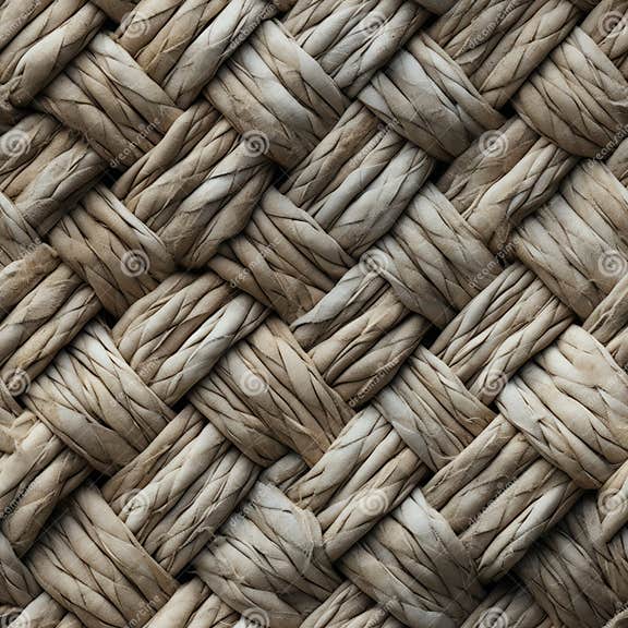 Hay Interweaved Seamless Pattern Illustration Stock Illustration ...