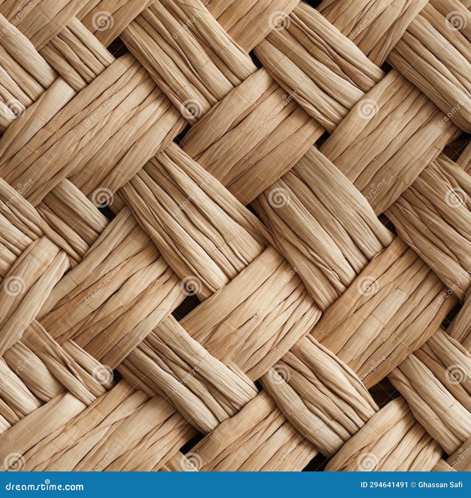 Hay Interweaved Seamless Pattern Illustration Stock Illustration ...