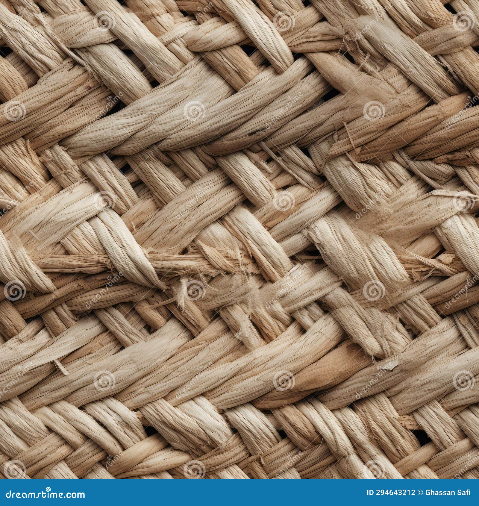 Hay Interweaved Seamless Pattern Illustration Stock Illustration ...