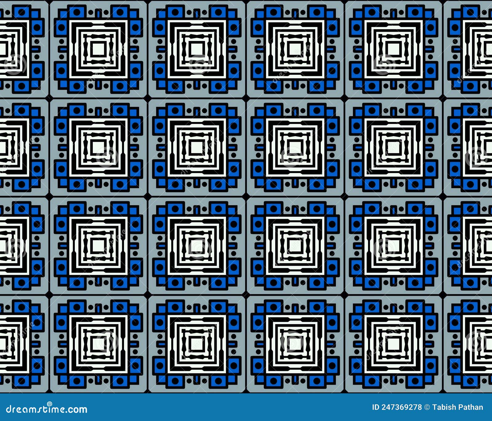 Seamless Illustration of Tile Pattern for Background or Wallpaper Stock ...