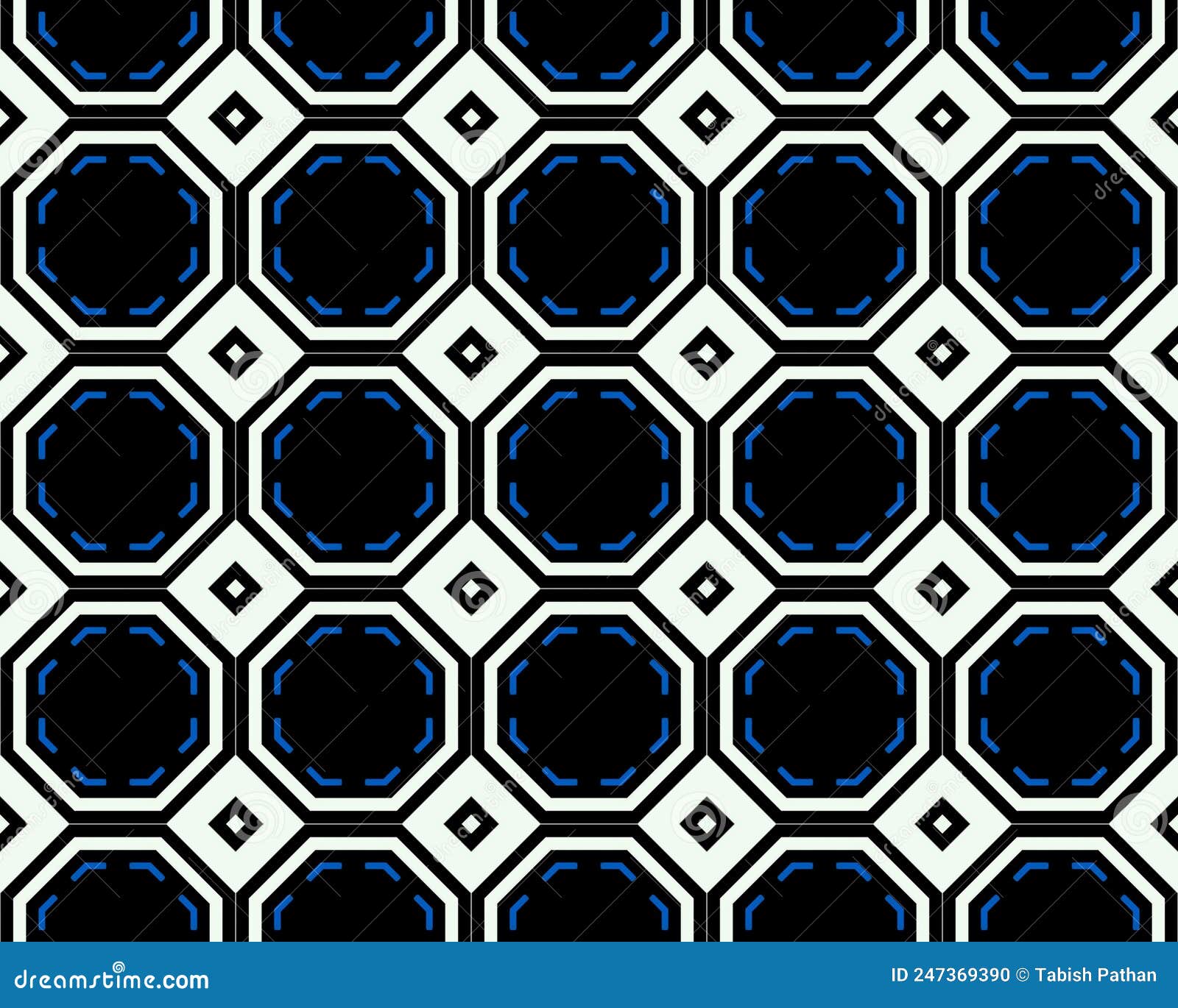 Seamless Illustration of Tile Pattern for Background or Wallpaper Stock ...