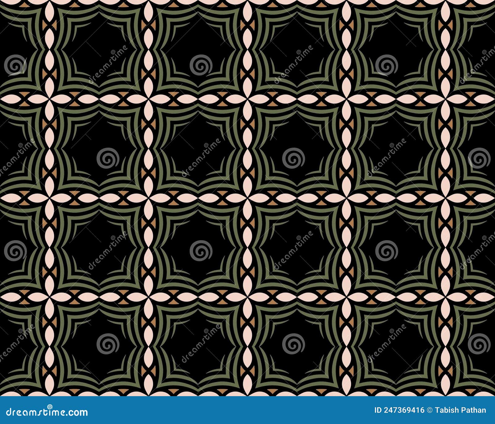 Seamless Illustration of Tile Pattern for Background or Wallpaper Stock ...