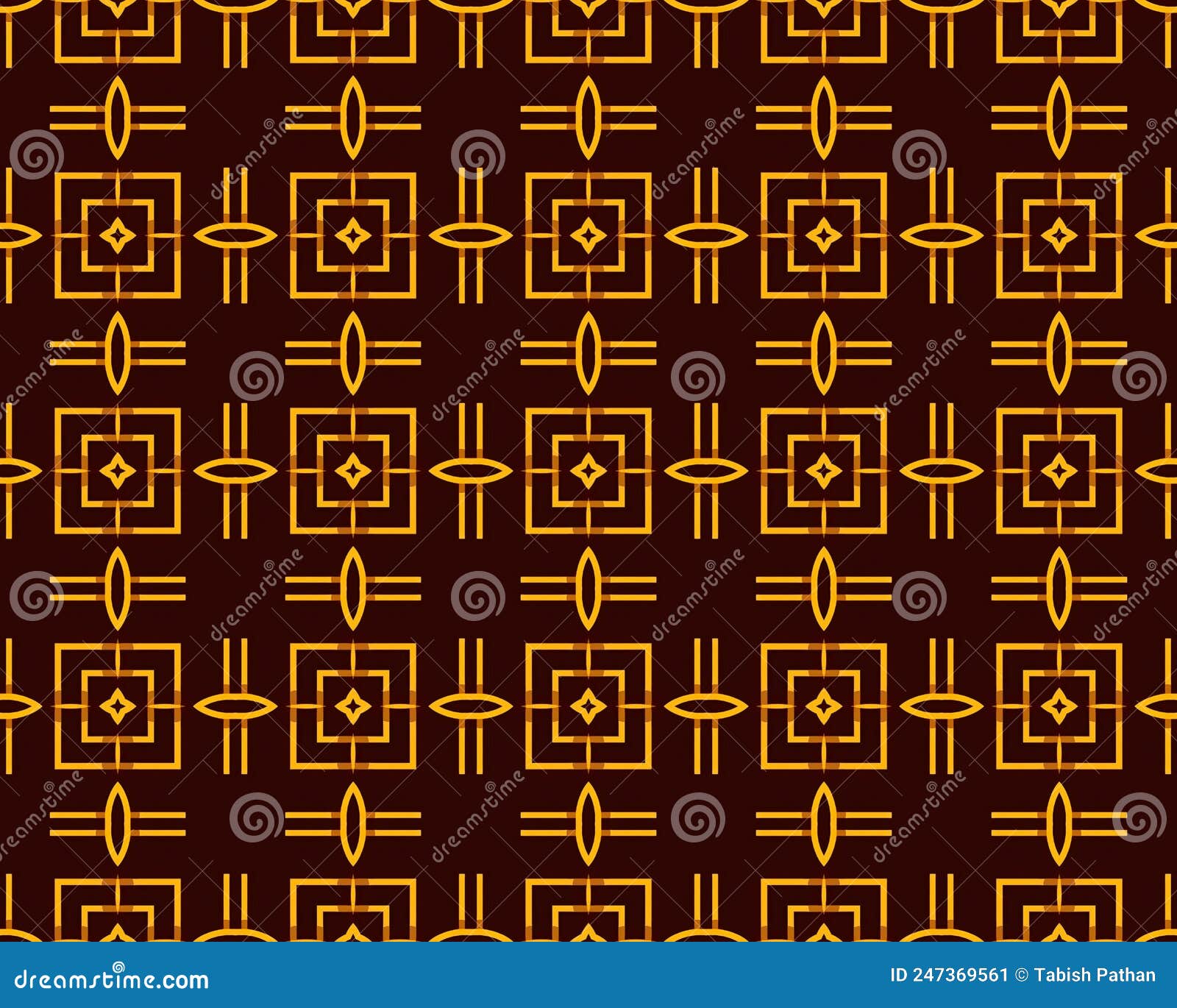 Seamless Illustration of Tile Pattern for Background or Wallpaper Stock ...