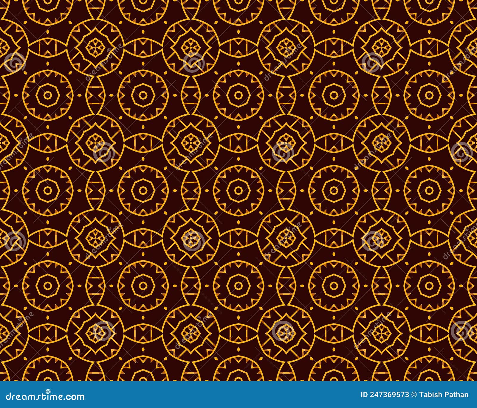 Seamless Illustration of Tile Pattern for Background or Wallpaper Stock ...