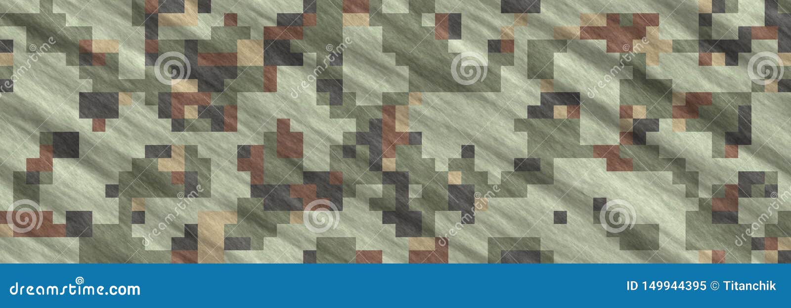 Seamless Illustrations. Textile Camouflage- Pattern Abstract Stock ...