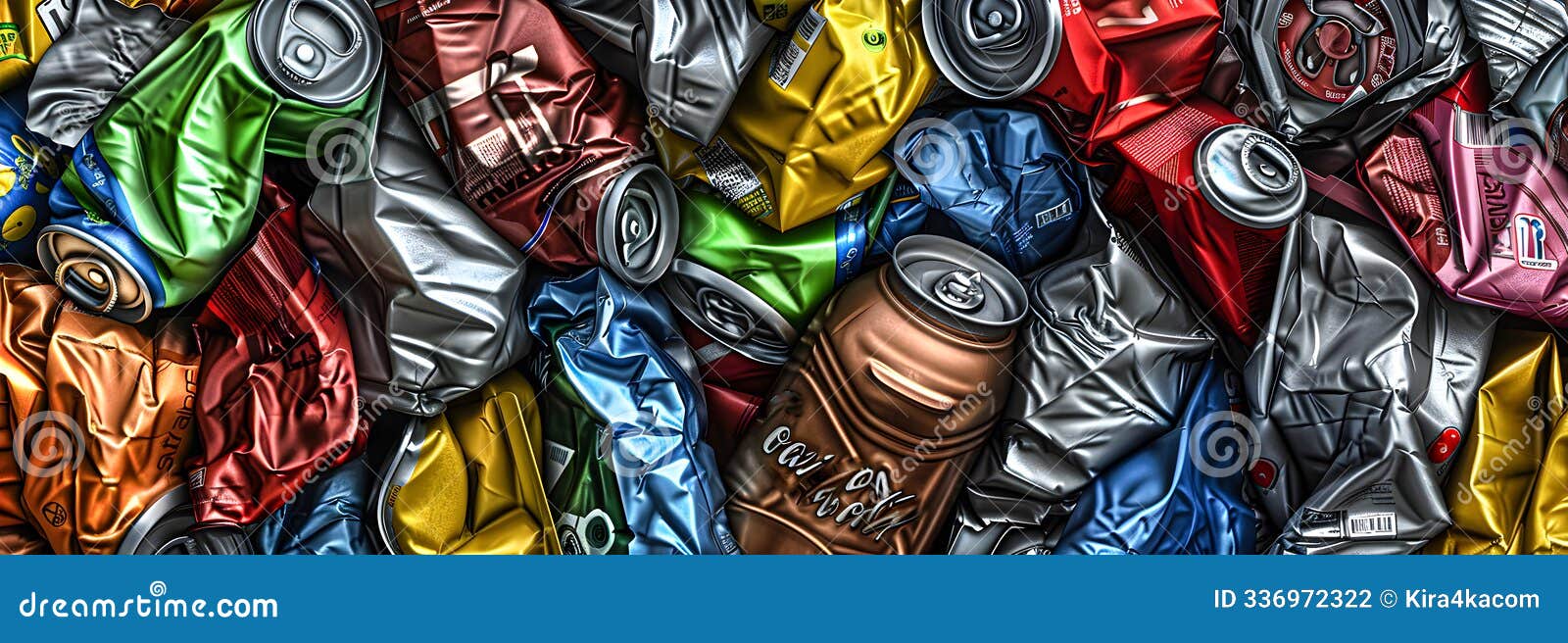 Seamless Image of Recycling with Different Materials Stock Photo ...