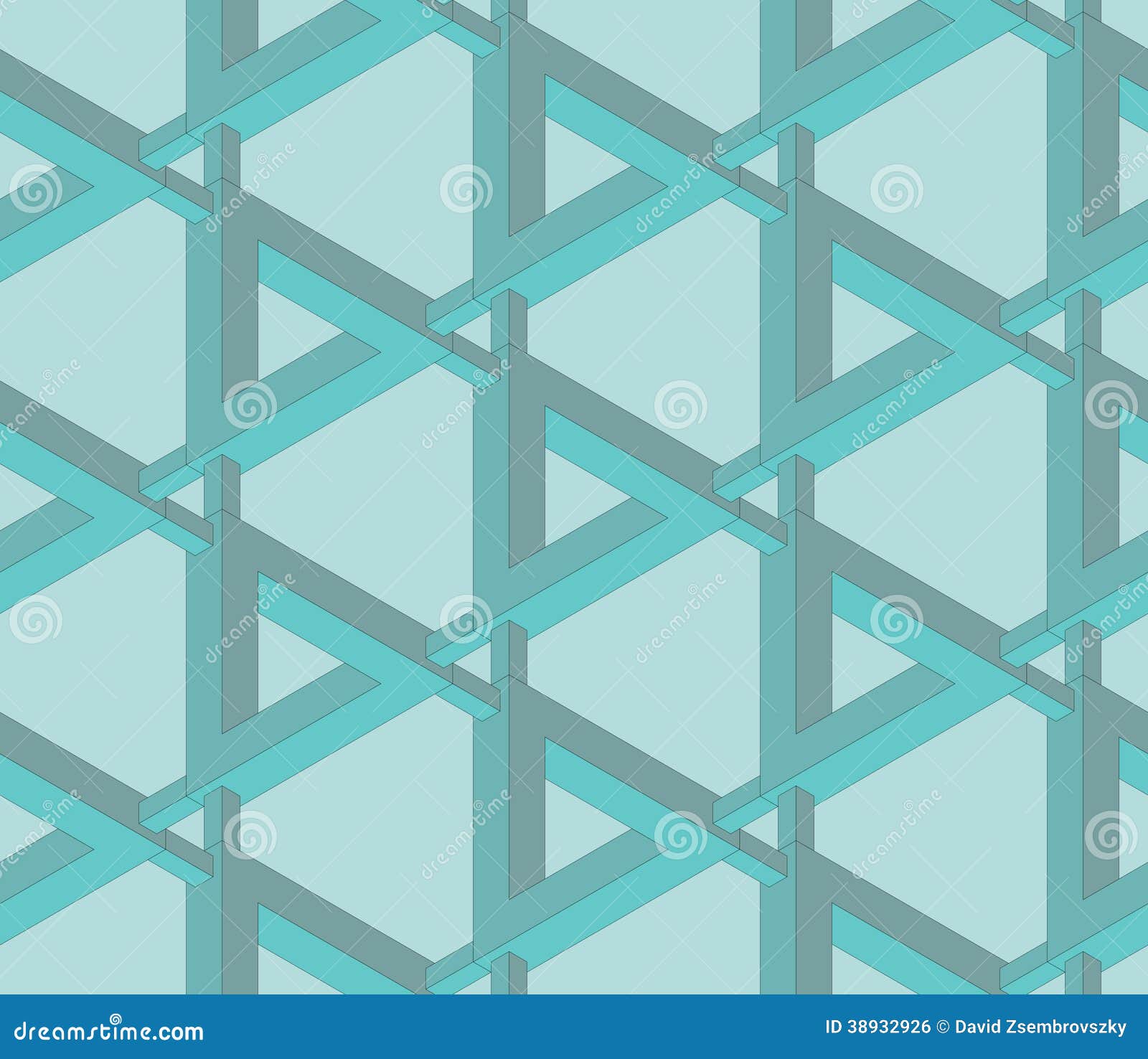 Seamless Impossible Object Pattern Wallpaper Stock Vector ...