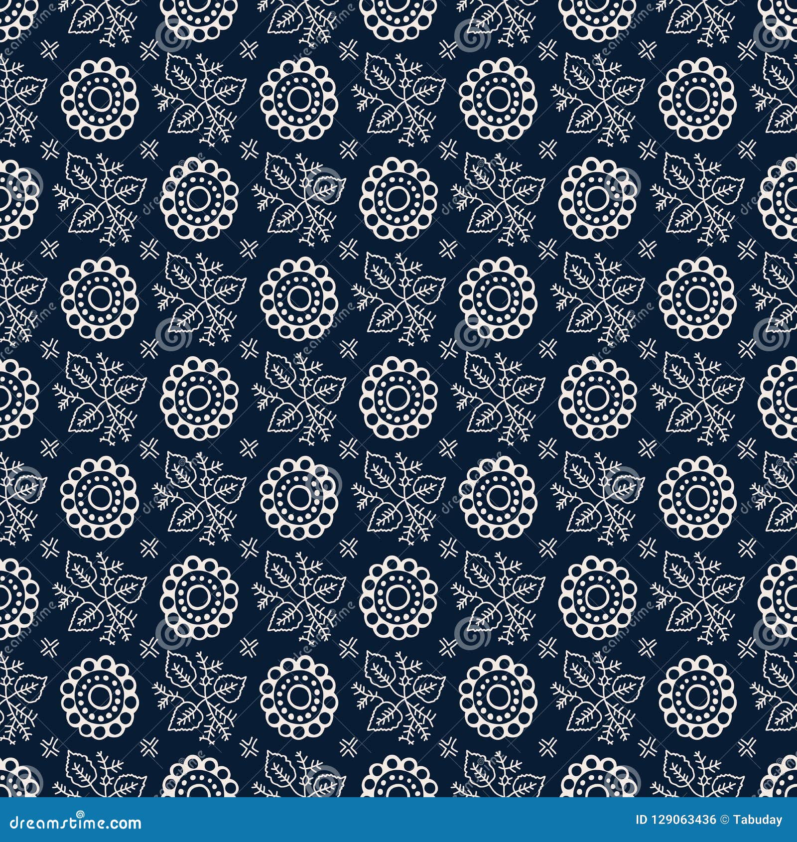 Floral blockprint pattern. stock vector. Illustration of blockprint ... Floral blockprint pattern. stock vector. Illustration of blockprint ...