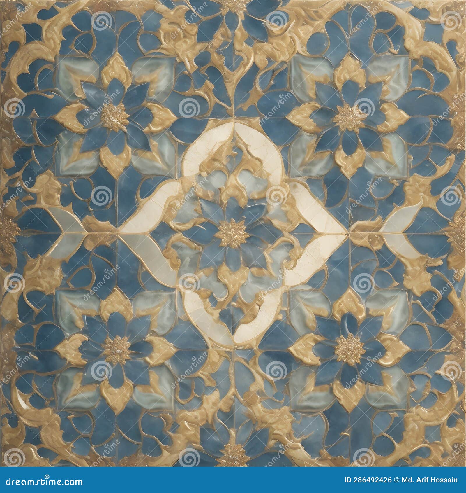 Seamless Integration of Ceramic Tiles Pattern Image Generated by Ai ...