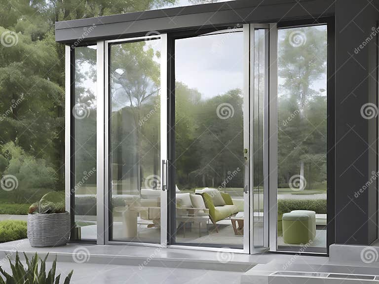 Seamless Integration: Elevating Spaces with Aluminum Window Frames Durability and Style Stock ...
