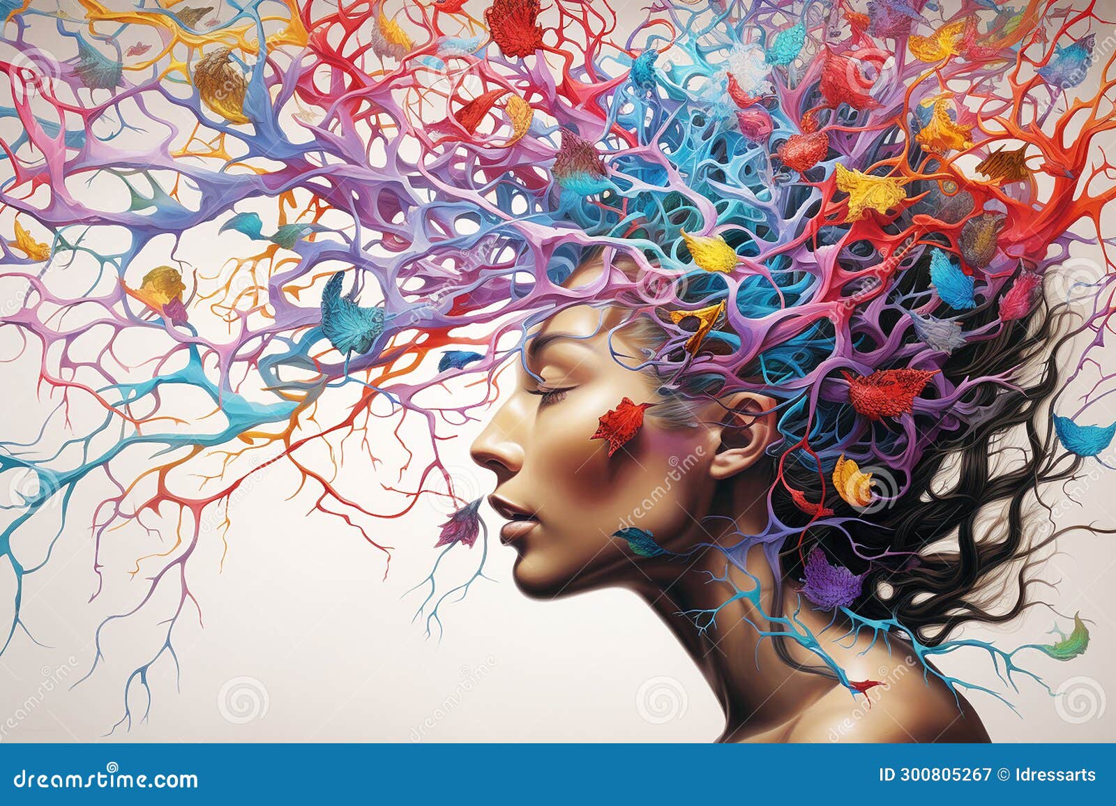 Seamless Integration of Mind and Cognition, Portraying Intricate Neural ...