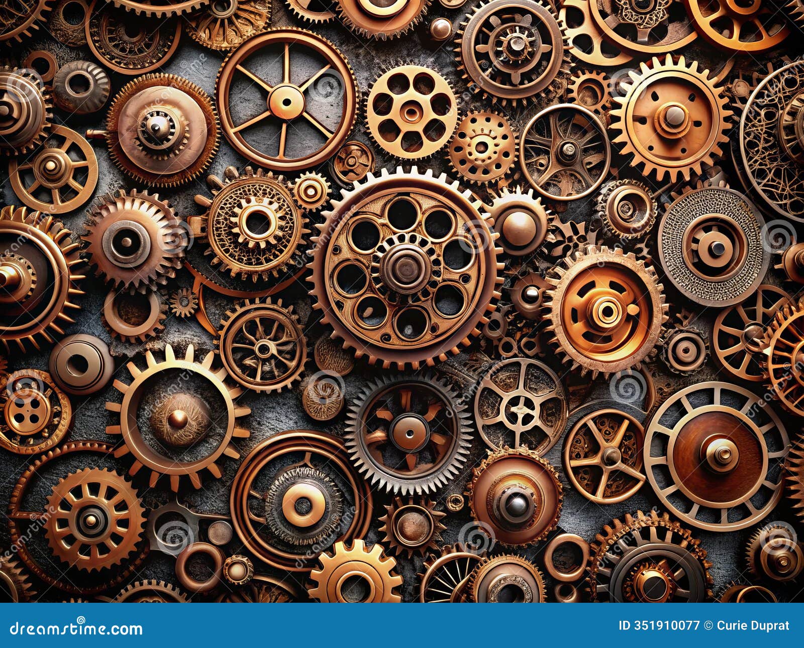 Seamless Interlocking Gears Pattern Industrial Design for Backgrounds ...