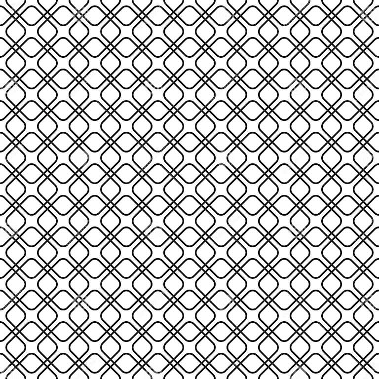 Seamless Interlocking Tile Pattern Background Stock Illustration ...