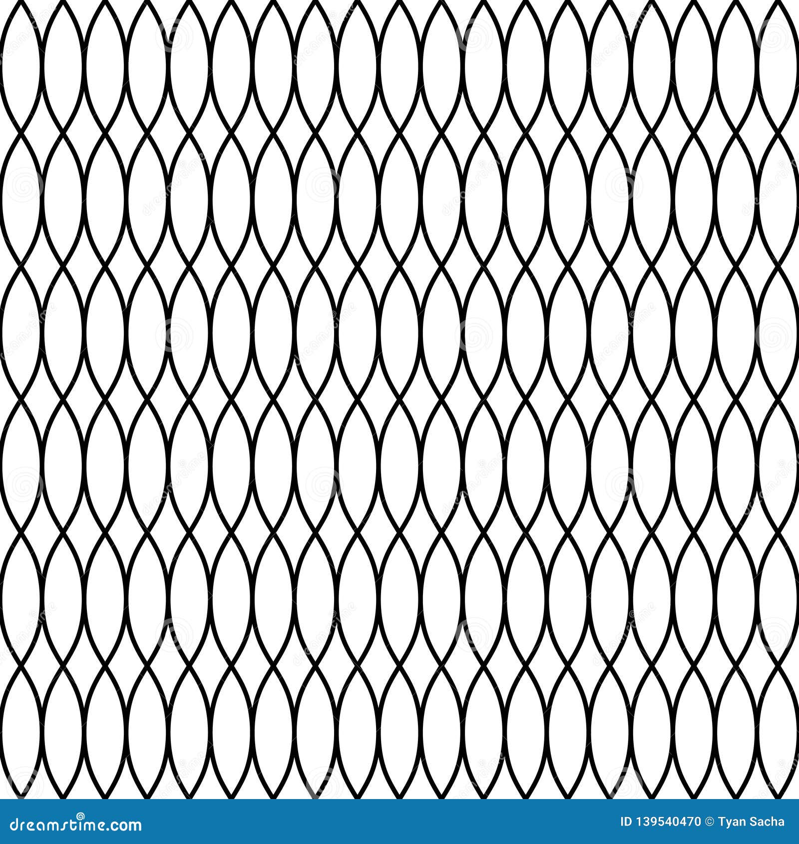 Seamless Interweaving Lines Pattern Background Cartoon Vector ...