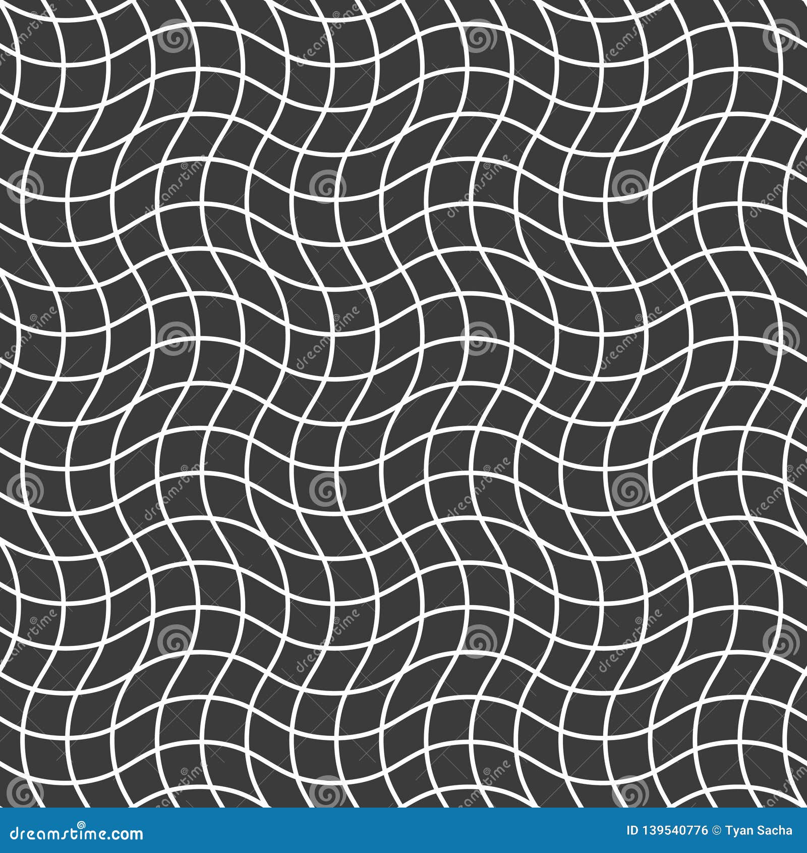 Seamless Interweaving Pattern. Graphic Ornament Stock Illustration ...