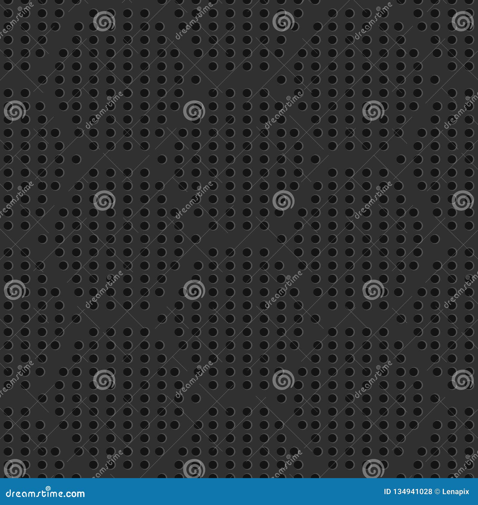 Seamless Iron Perforated Grate Pattern Stock Vector - Illustration of ...